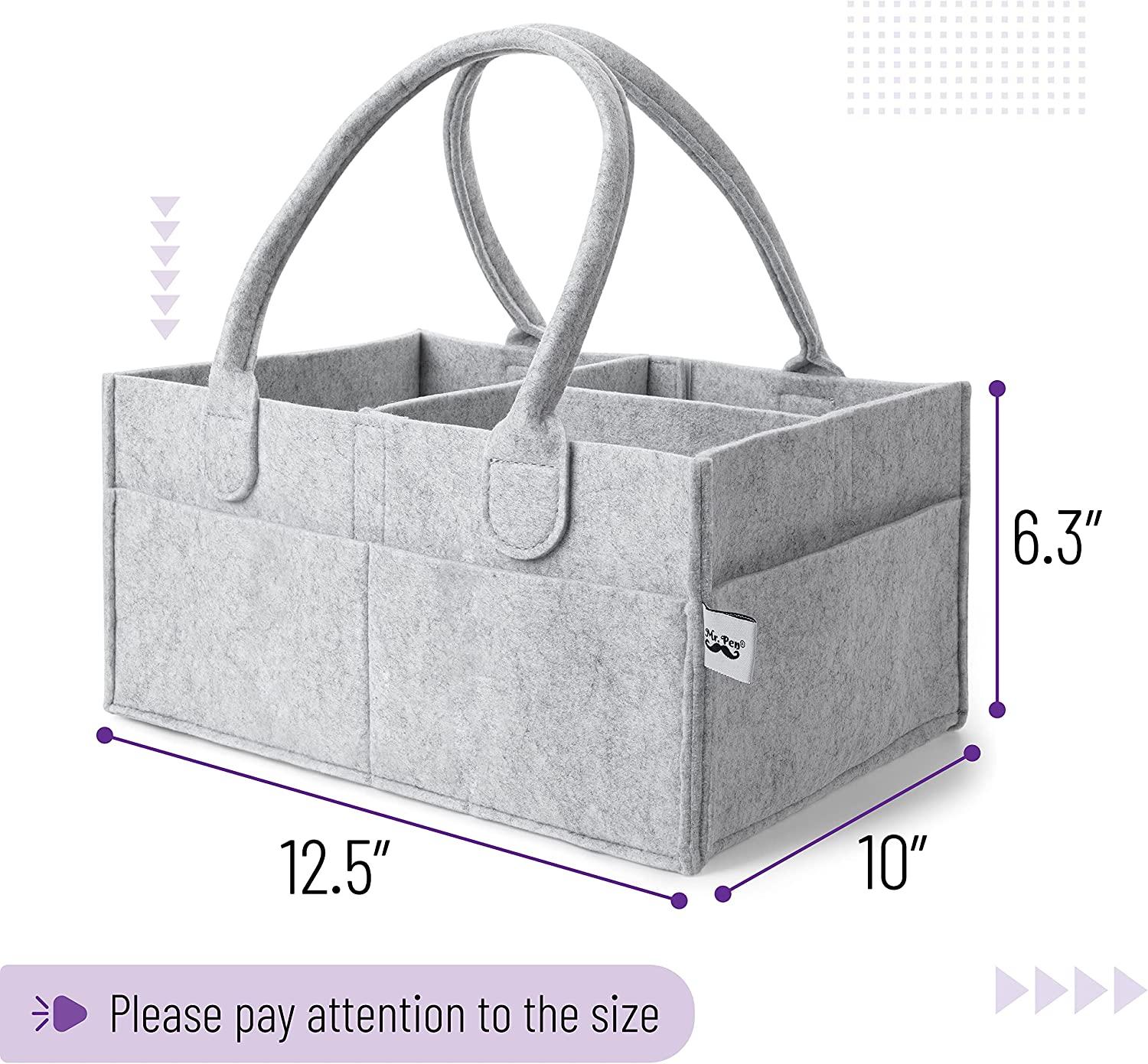 Mr. Pen Baby Diaper Caddy Organizer - Portable Car and Changing Table ...