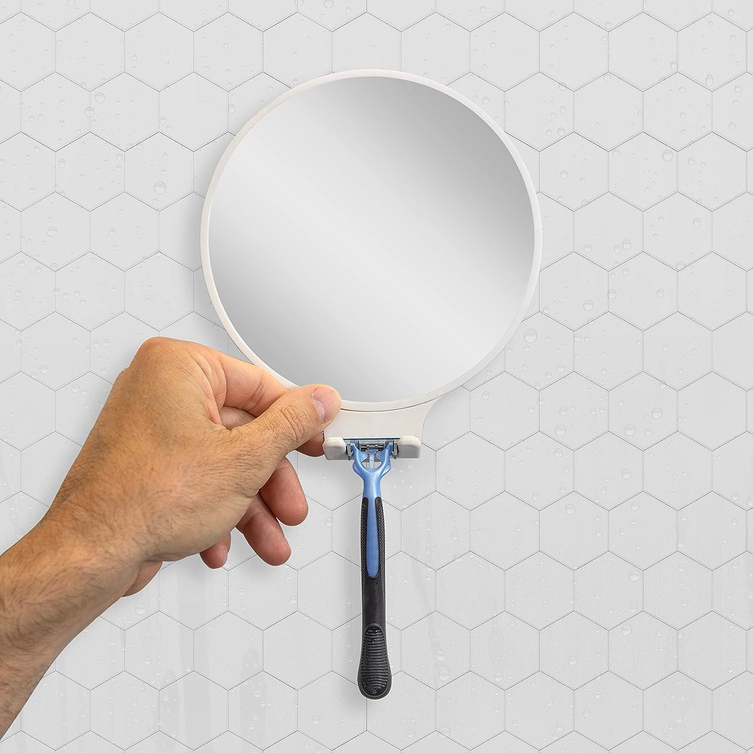 Zadro Fogless Shower Mirror 2X Magnification with Razor Holder ...