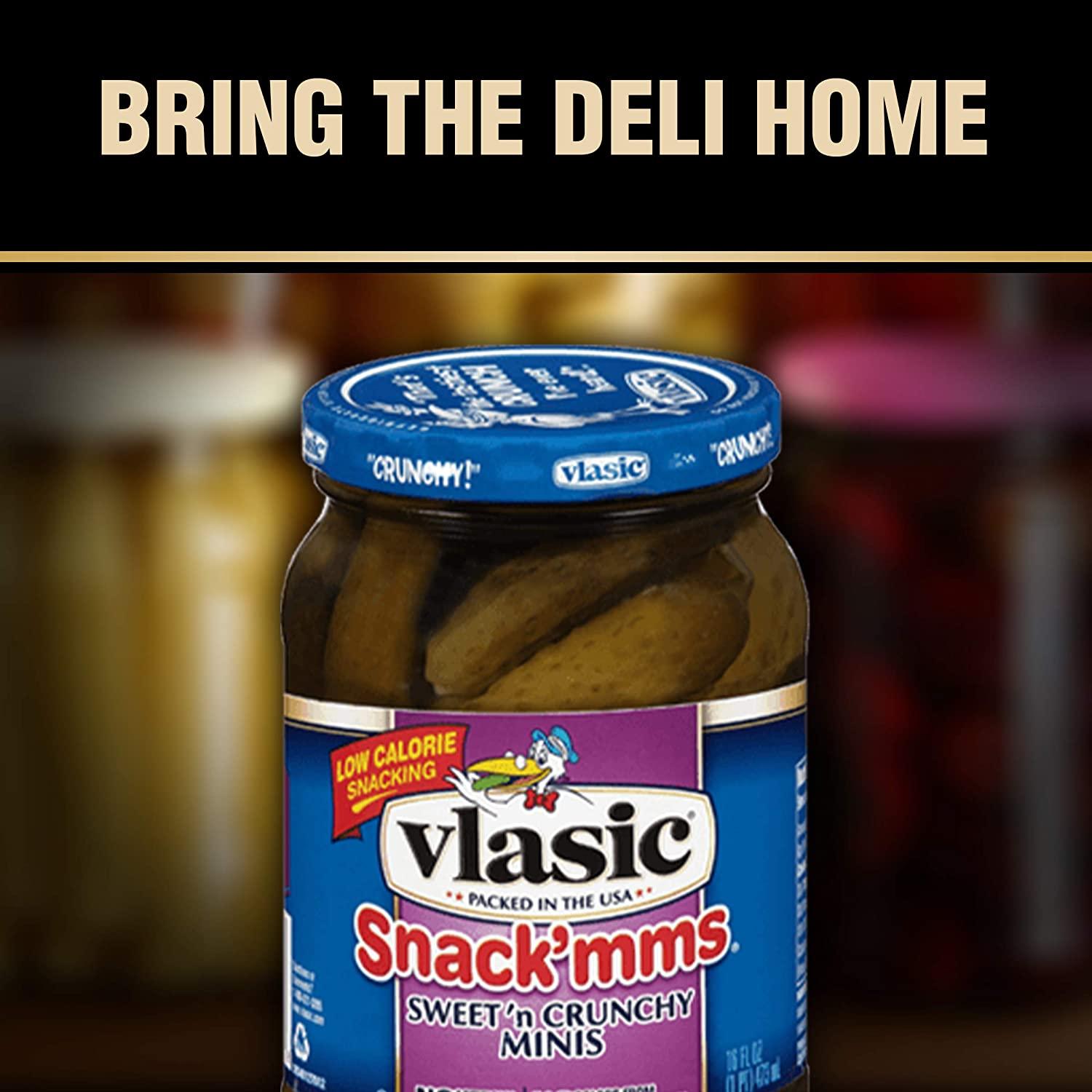 Vlasic Snack'mms Sweet n Crunchy Mini Pickles 16 oz - Delicious Sweet ...