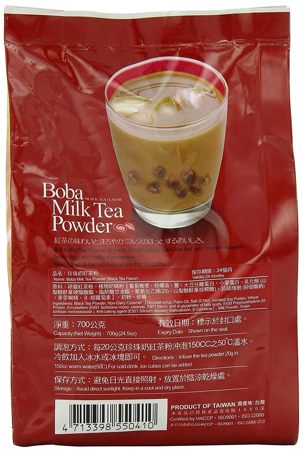 Greenmax Boba Milk Tea Powder - Black Tea - 24.5oz | Buy Now with ...