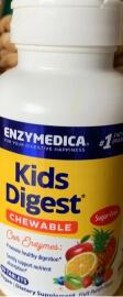 Enzymedica Kids Digest Chewable Digestive Enzymes - Fruit Punch, 90 ...