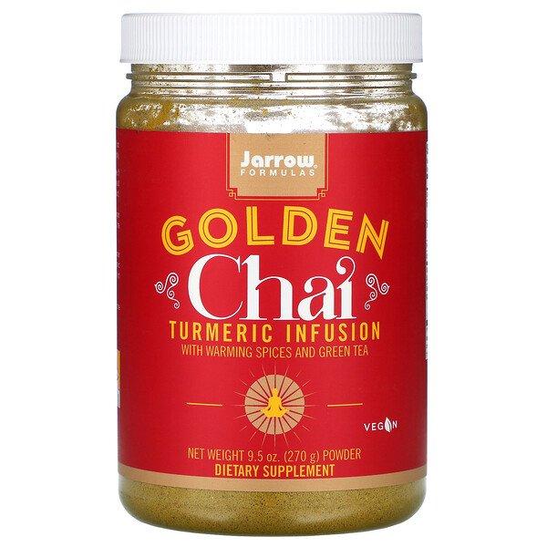 Jarrow Formulas Golden Chai Turmeric Infusion Powder - 9.5 oz (270 g ...