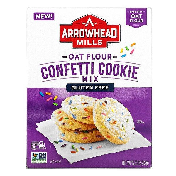 Arrowhead Mills Oat Flour Confetti Cookie Mix - 15.25 oz Gluten-Free ...