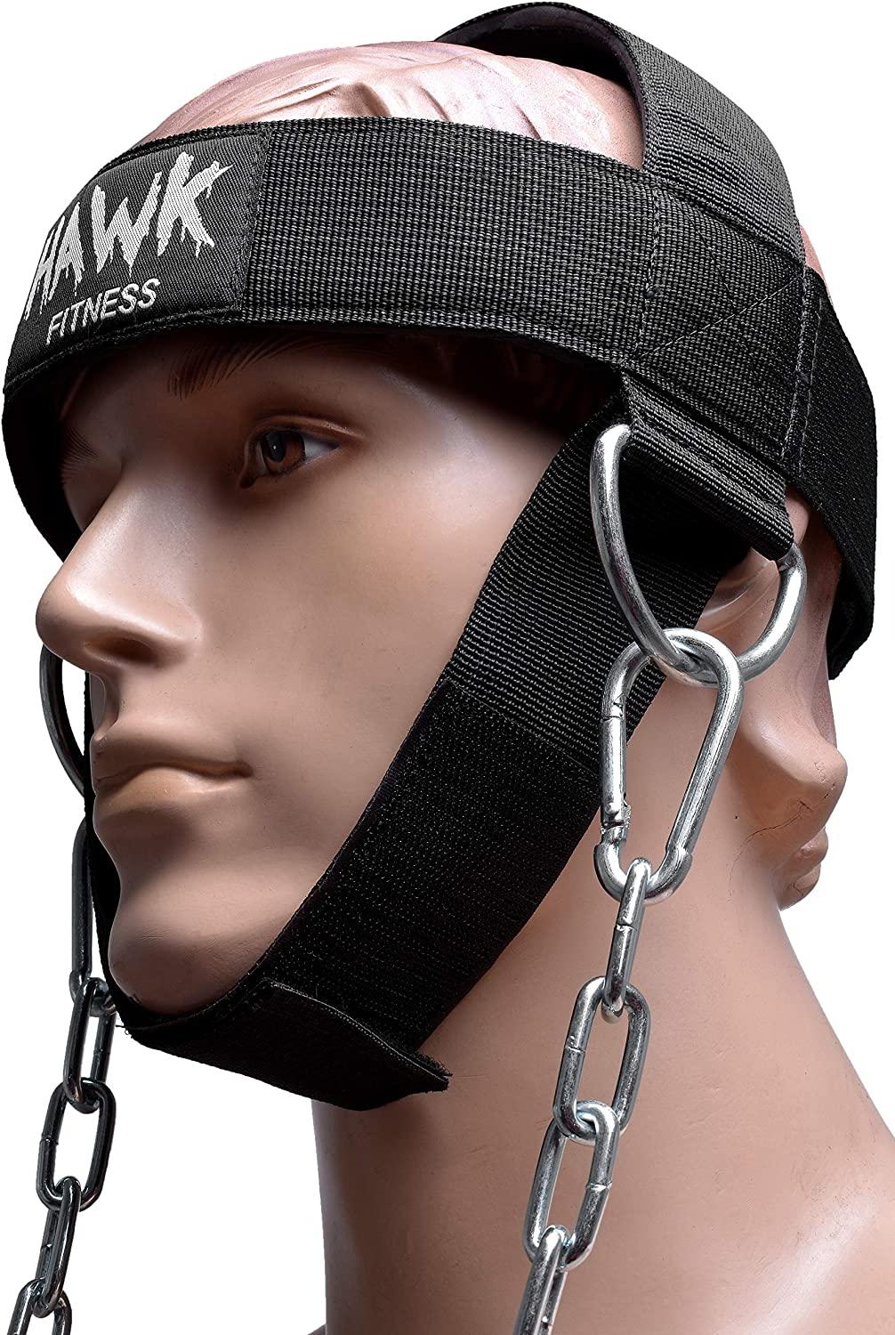 Hawk Sports Neck Harness for Strength Training - Adjustable Strap ...
