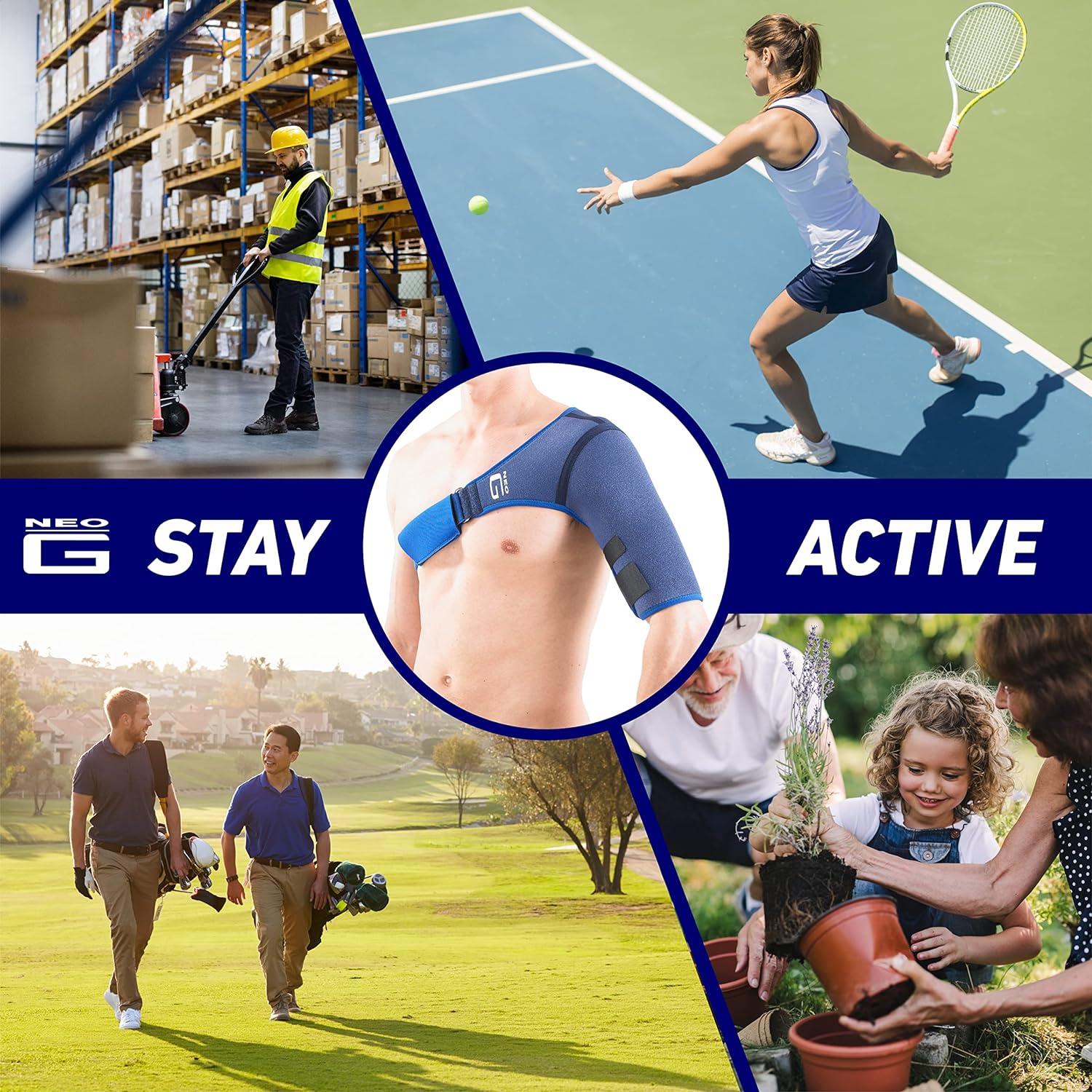 Neo-G Shoulder Support - Rotator Cuff Relief Brace for Men and Women ...