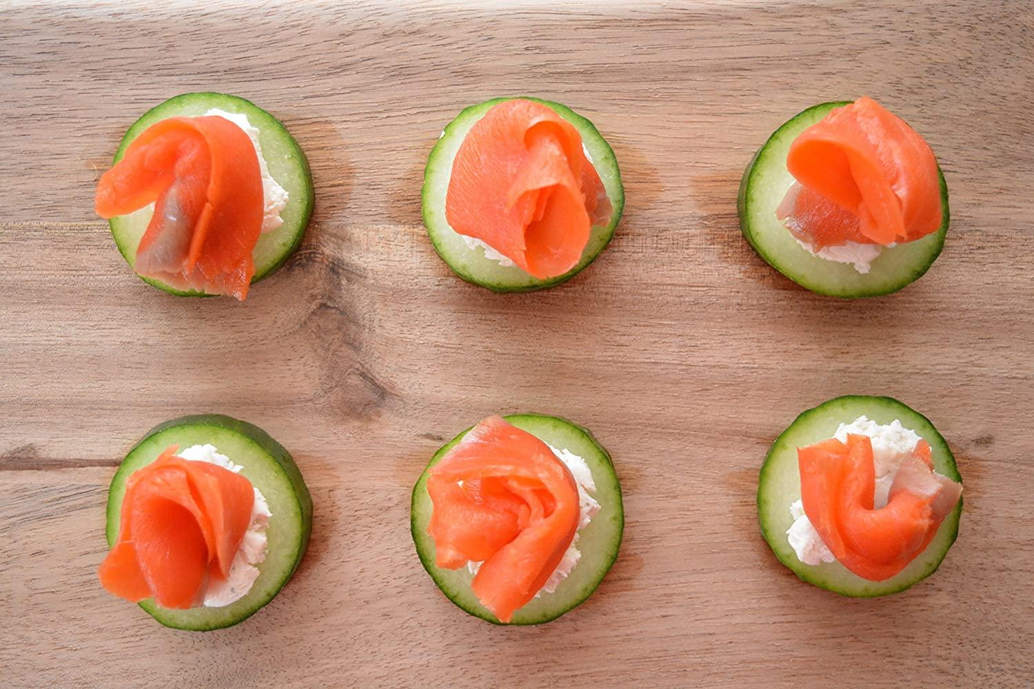 Wild Caught Pacific Canadian Smoked Salmon Sockeye Lox - Sugar Free 16 ...