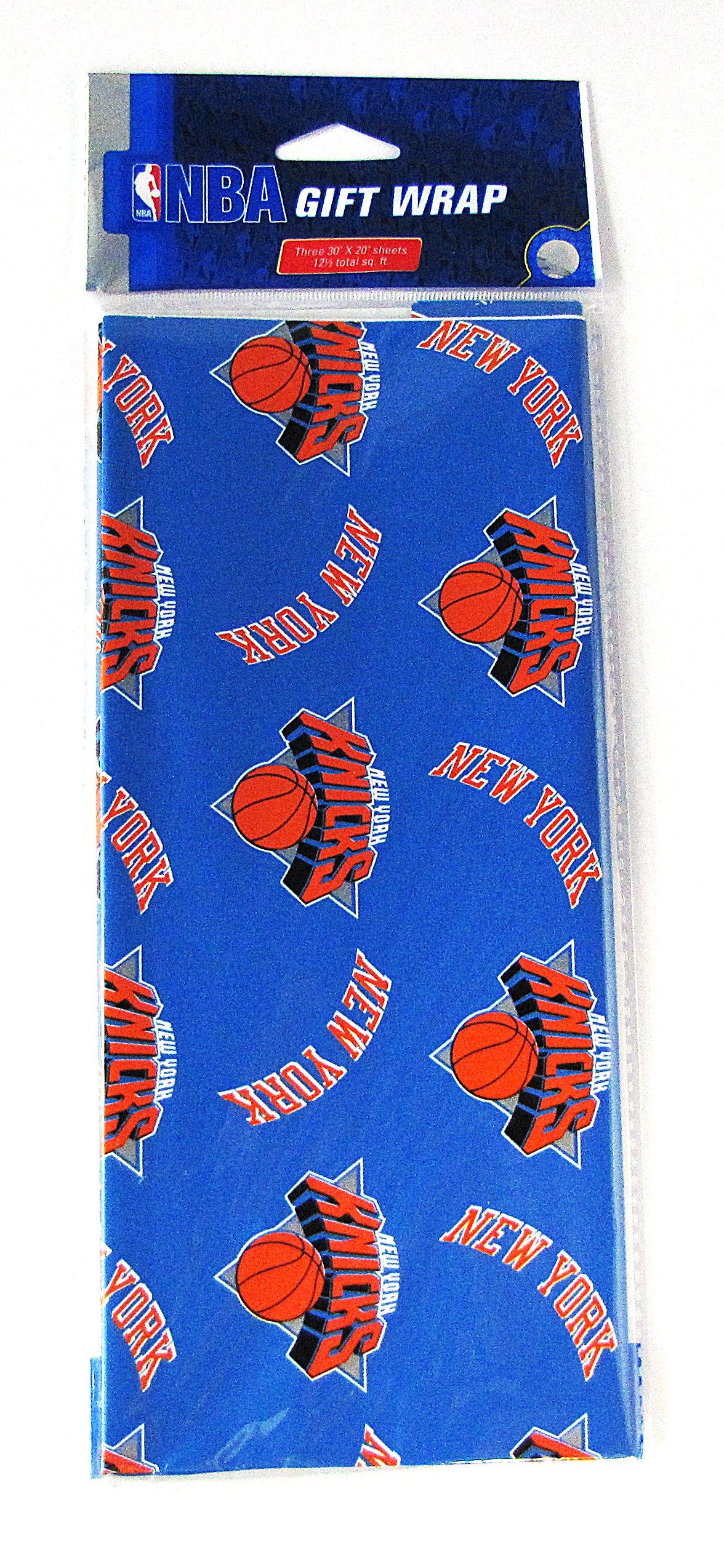 Official NBA New York Knicks Wrapping Paper - Perfect for Fans! | Buy ...