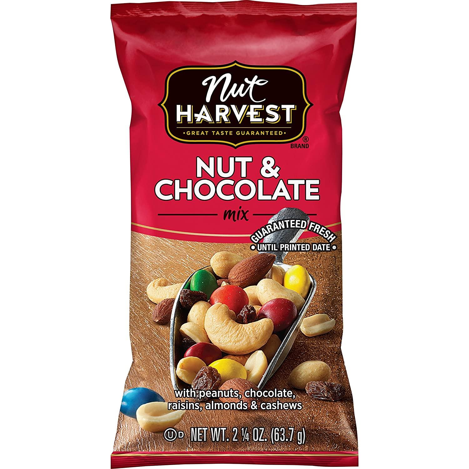 Nut Harvest Trail Mix Variety Pack - 2.25 oz (Pack of 16) - Delicious ...