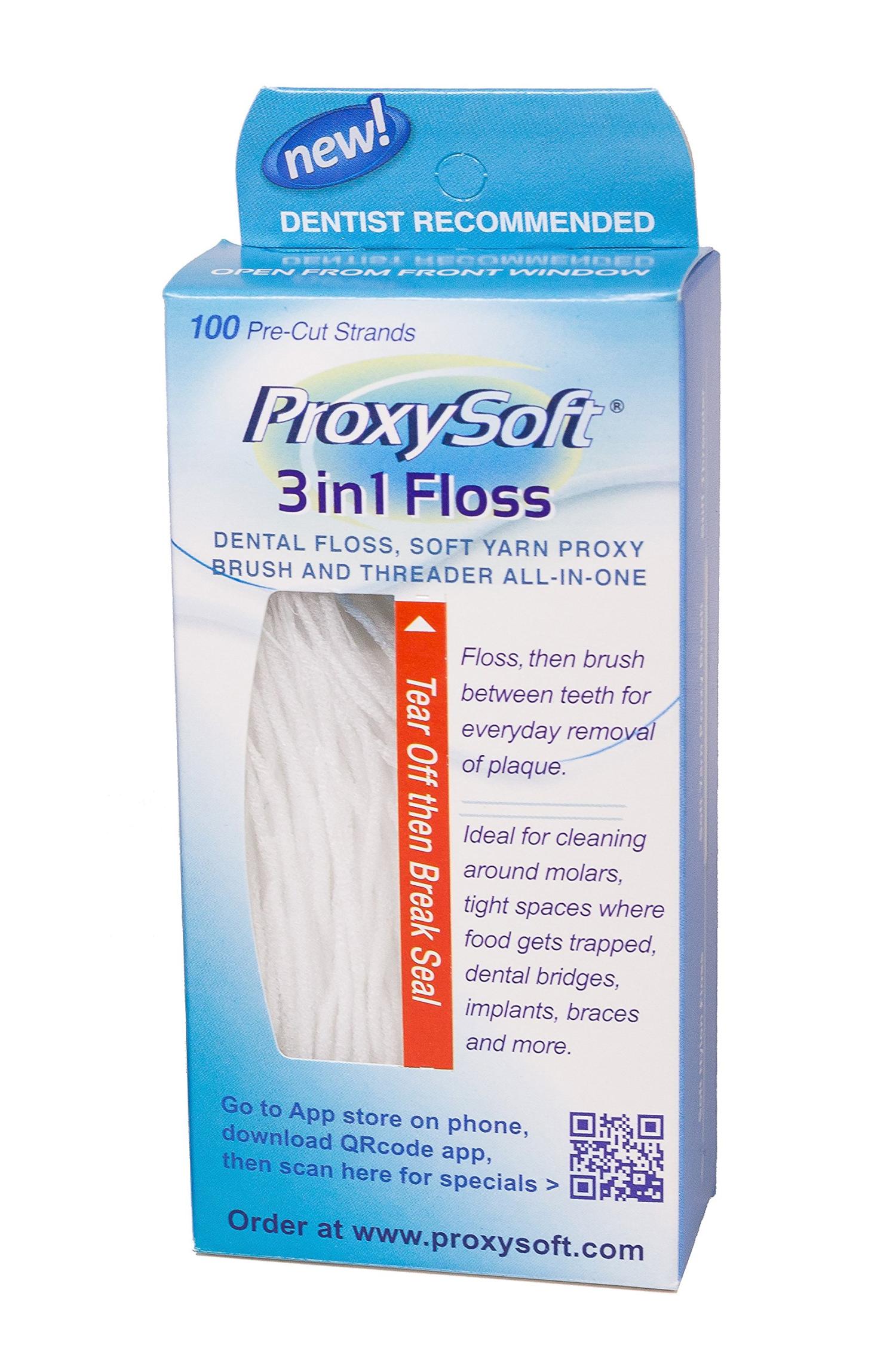 Thornton ProxySoft 3-in-1 Dental Floss 100 Strands for Superior Oral Care | Fast International ...