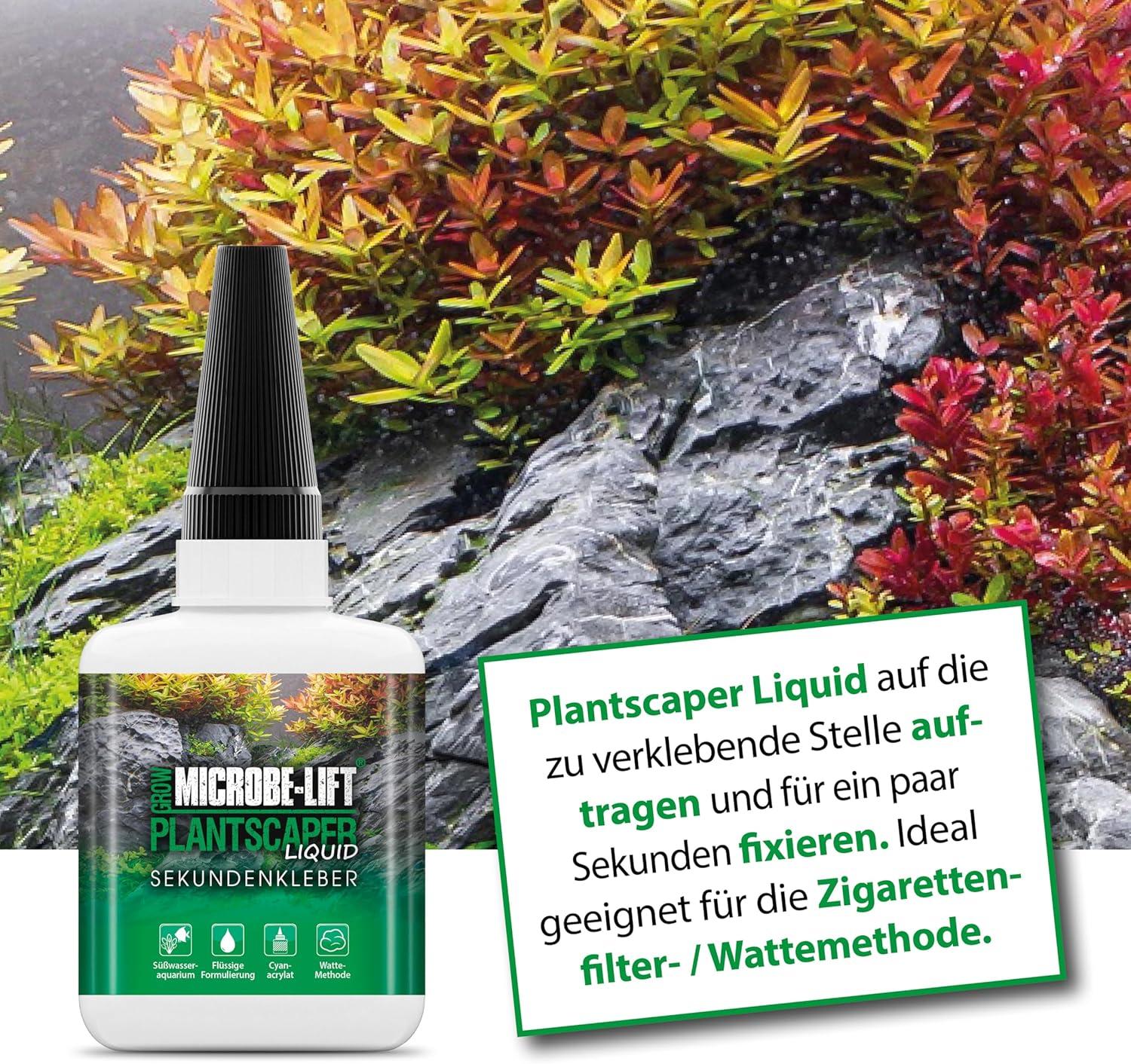 Microbe-Lift Plant Caper 50g - Fast Plant Glue for Aquascaping in ...