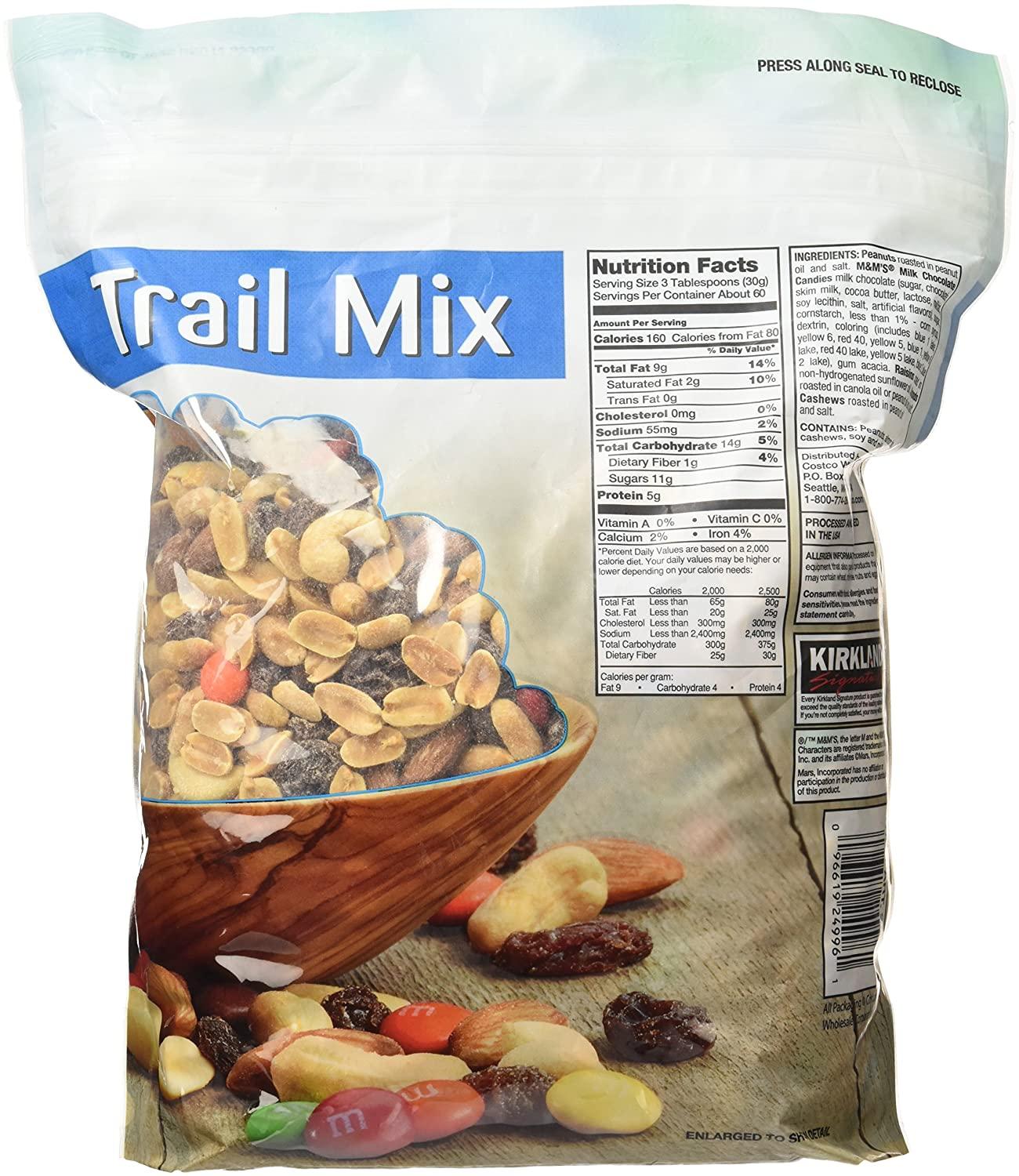 Signature Trail Mix - Peanuts, M&M's, Raisins, Almonds & Cashews - 4 lb ...