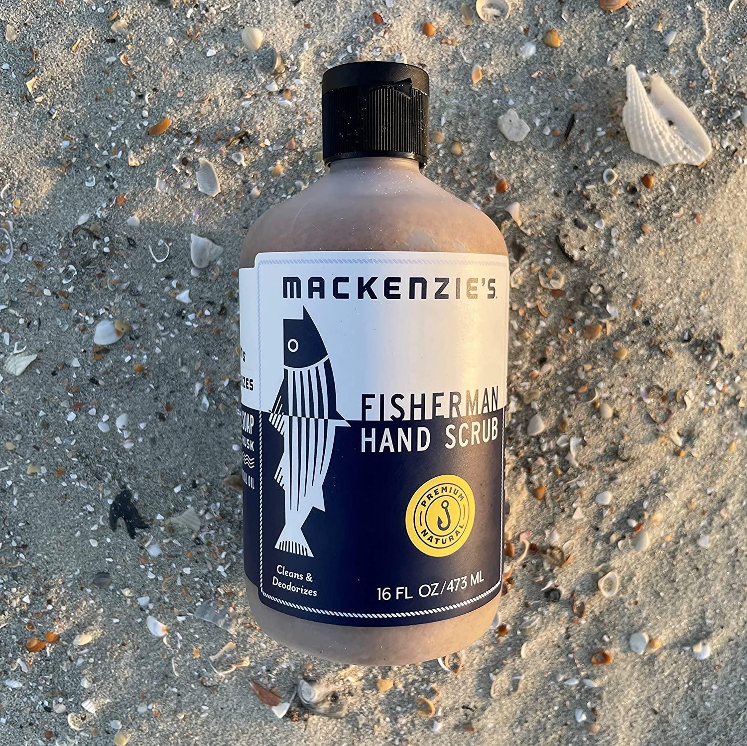 MacKenzie's Fisherman Hand Scrub - 16 Oz - Cleansing & Deodorizing Hand ...
