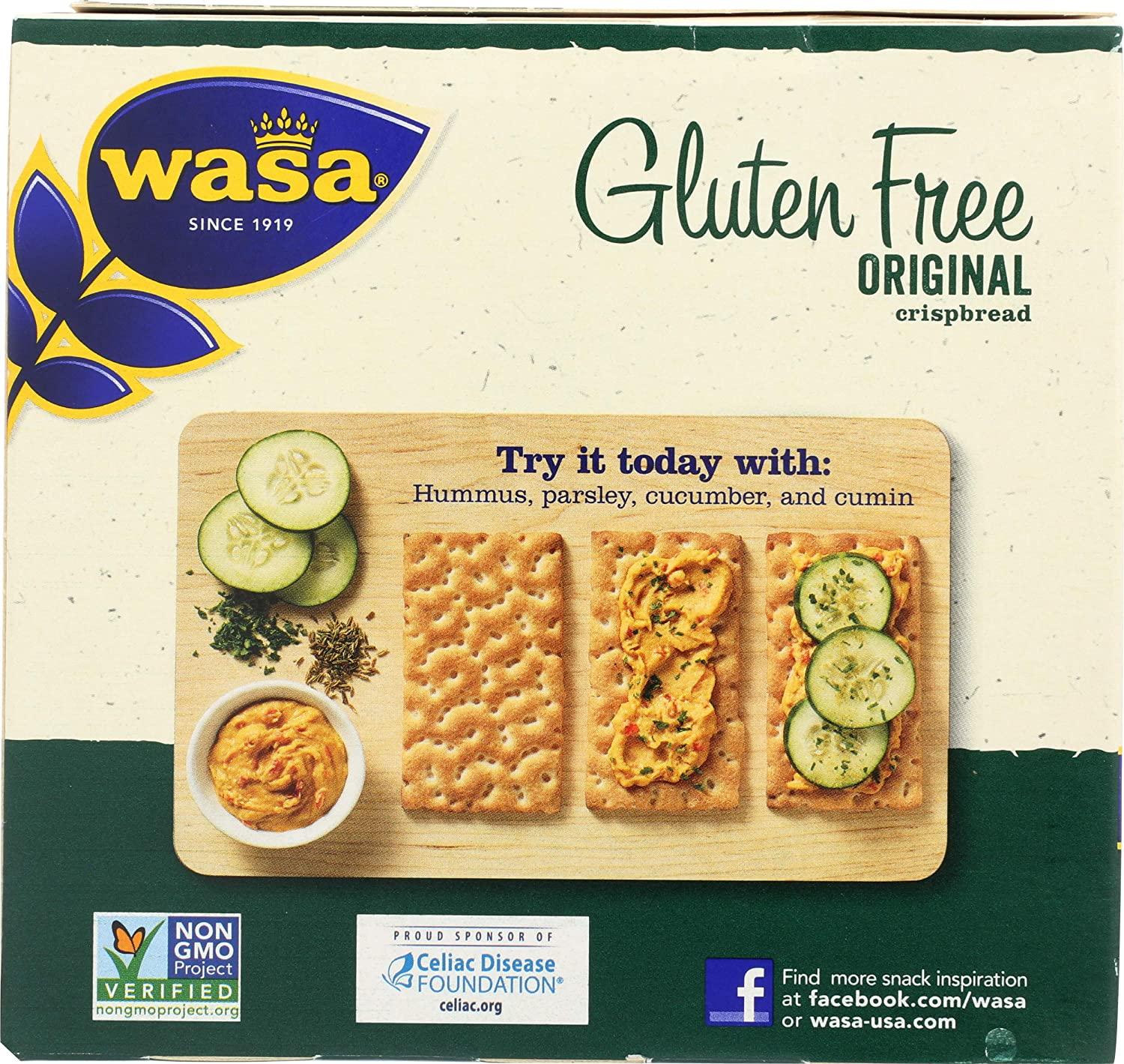 WASA Original Crispbread 5.4 OZ - Healthy, Crunchy Snack for Any Diet ...