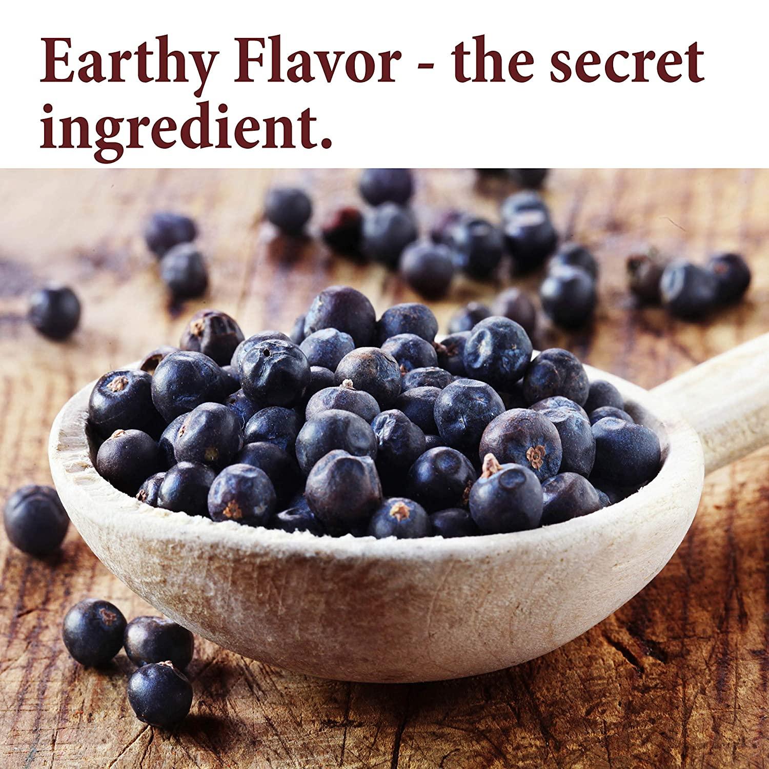 The Spice Way Juniper Berries - 4 oz | Whole, Pure, Non-GMO Berries for ...