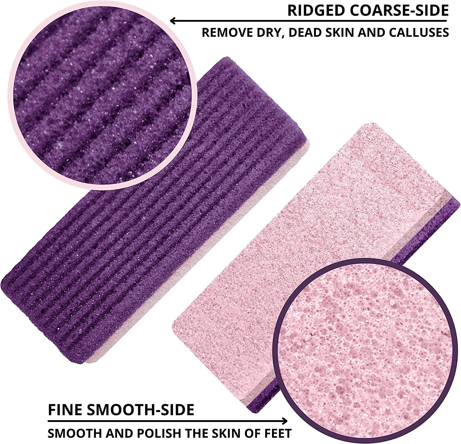 Purple Love Natural Pumice Stone - Professional Exfoliating Rock for Feet, Hands & Body - Dead ...
