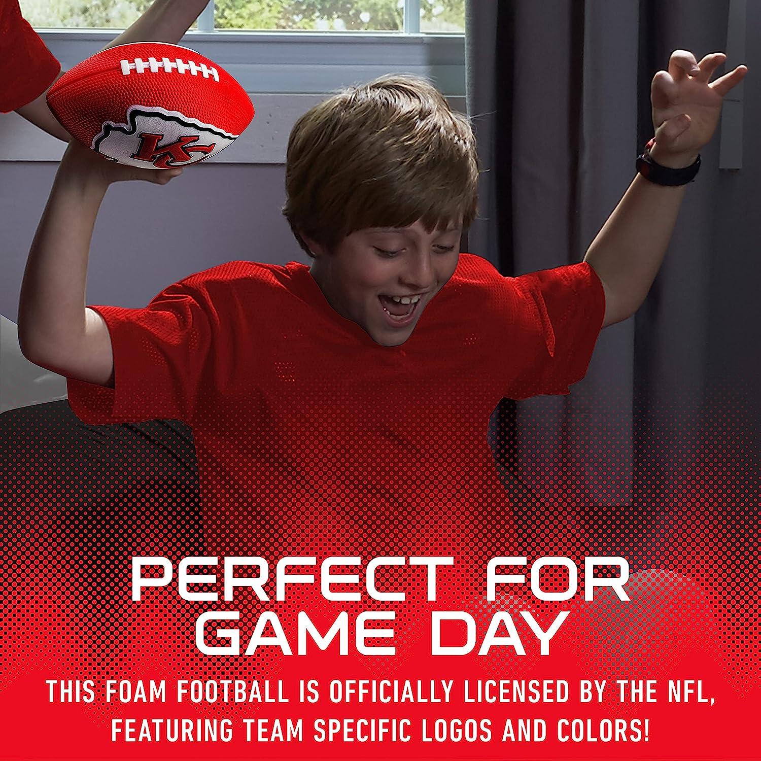 Franklin Sports NFL Team Foam Football - Kansas City Chiefs ...