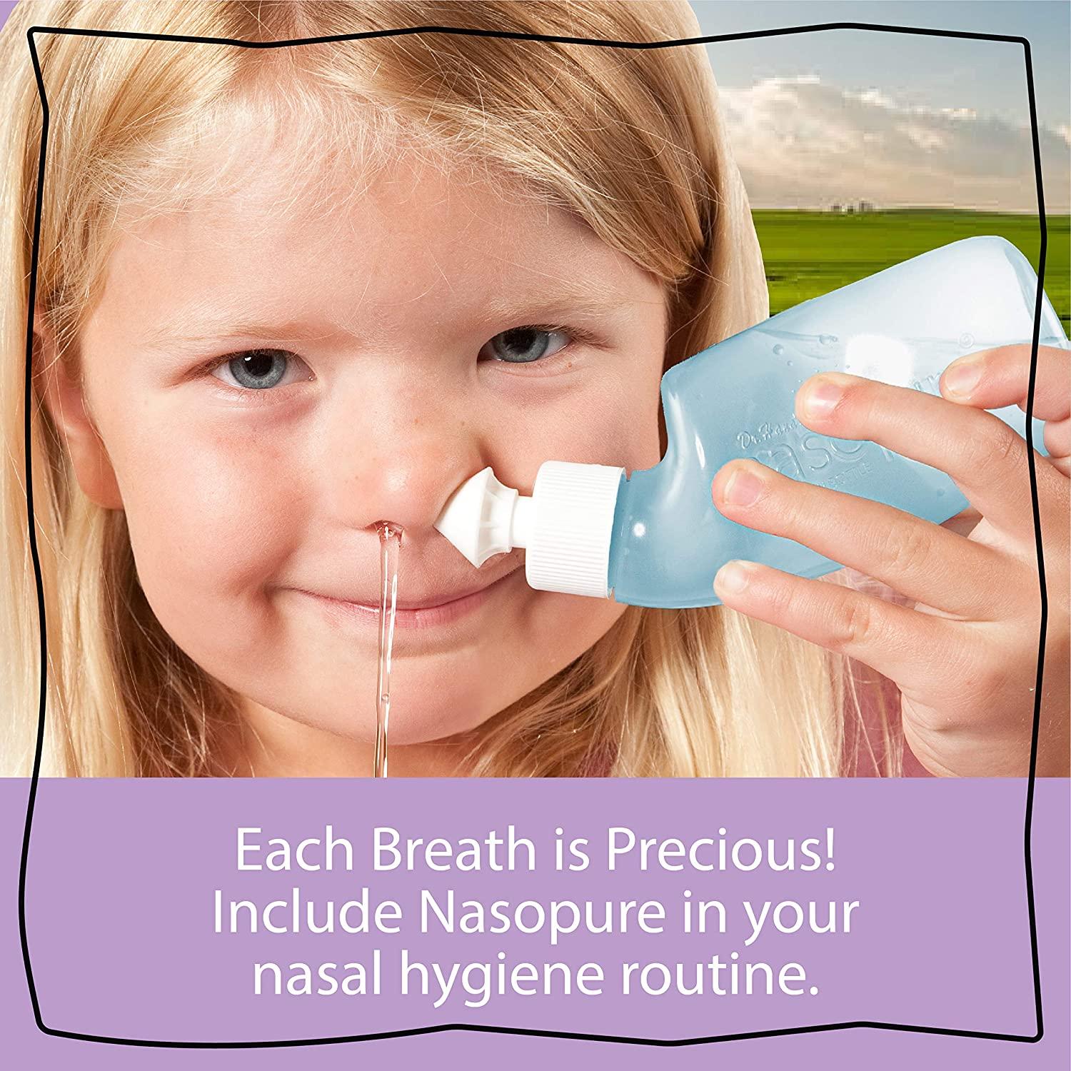 Nasopure Nasal Wash Little Sampler Kit | Comfortable Sinus Rinse & Allergy Relief | Buy Now with ...
