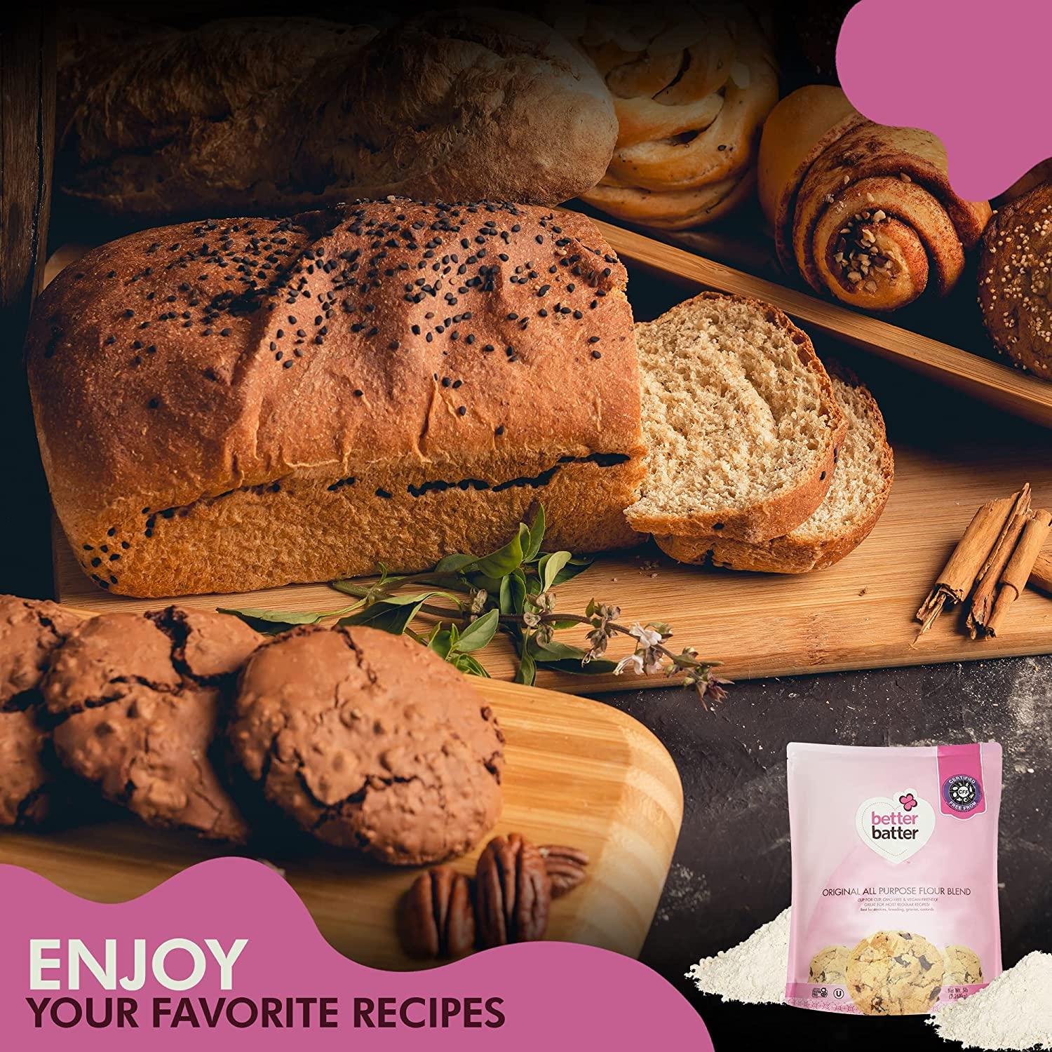 Better Batter Original Blend 5LB Pouch - Certified Gluten Free & Top 8 ...