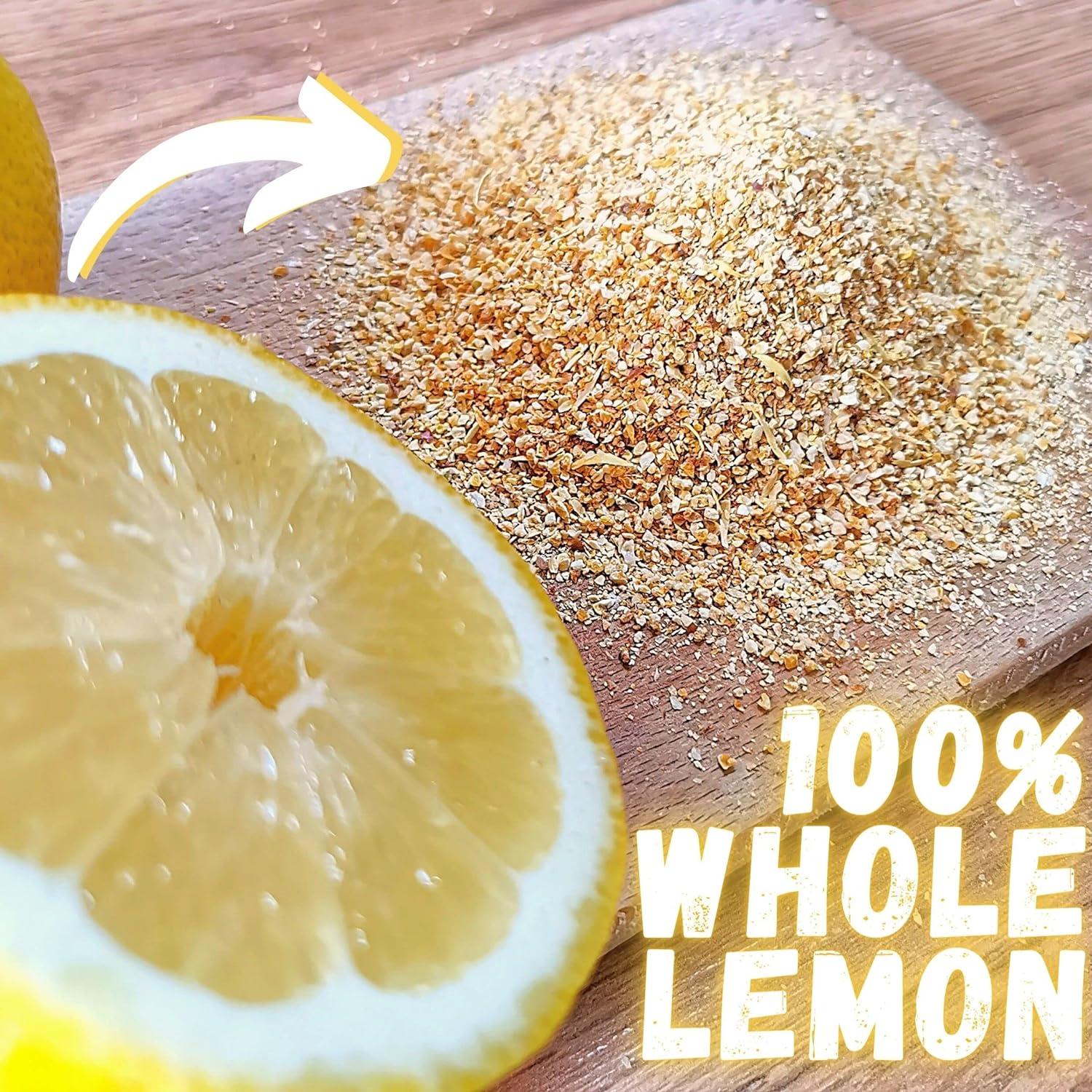 Pure Whole Dried Lemon Powder - Lemon Peel Zest for Turkish Tea ...