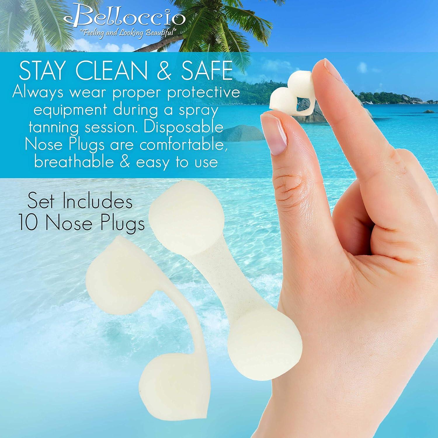 Belloccio Disposable Nose Filter Plugs for Sunless Airbrush Spray ...