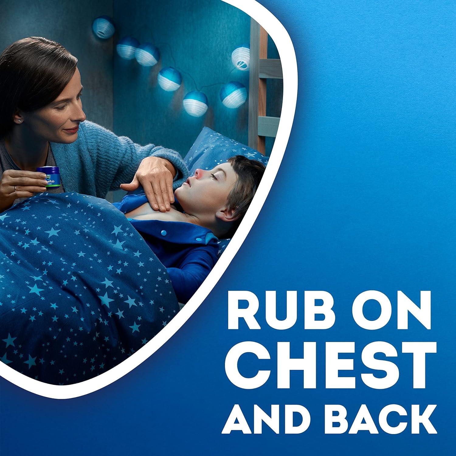 Vicks VapoRub 100g for Cold Relief - Nasal Congestion, Cough, Sore ...