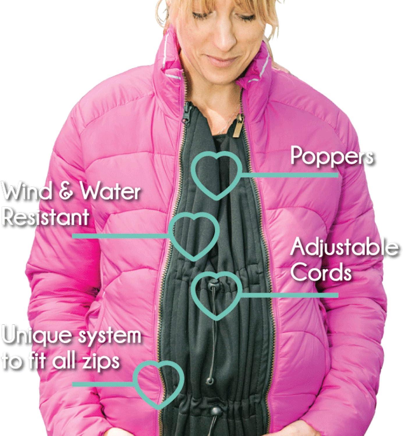 Zip Us In Maternity Jacket Expander Panel - One Size Double Coil Panel ...
