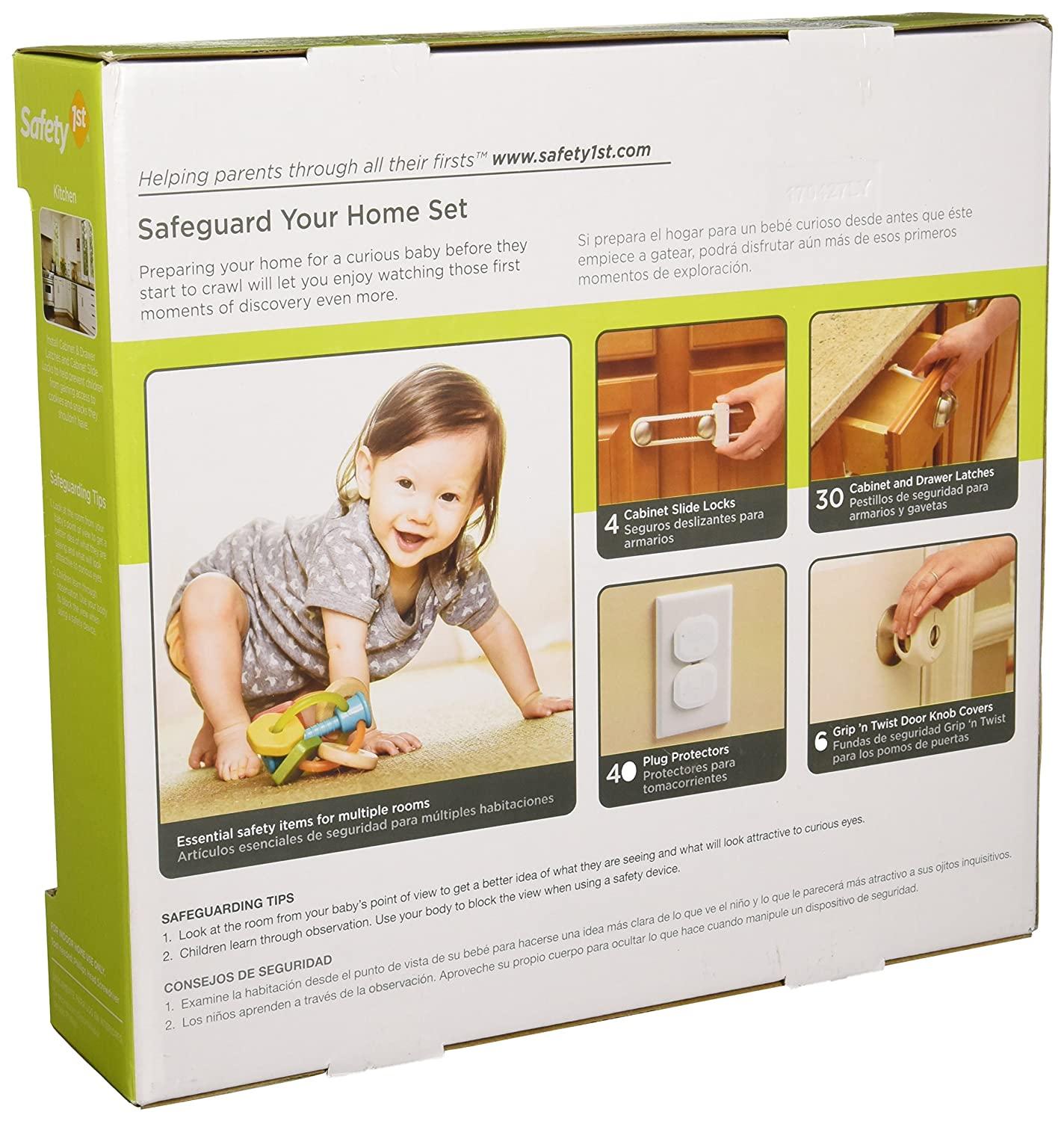 Safety 1st Home Safeguarding & Childproofing Set (80 Pcs) - White | Buy ...