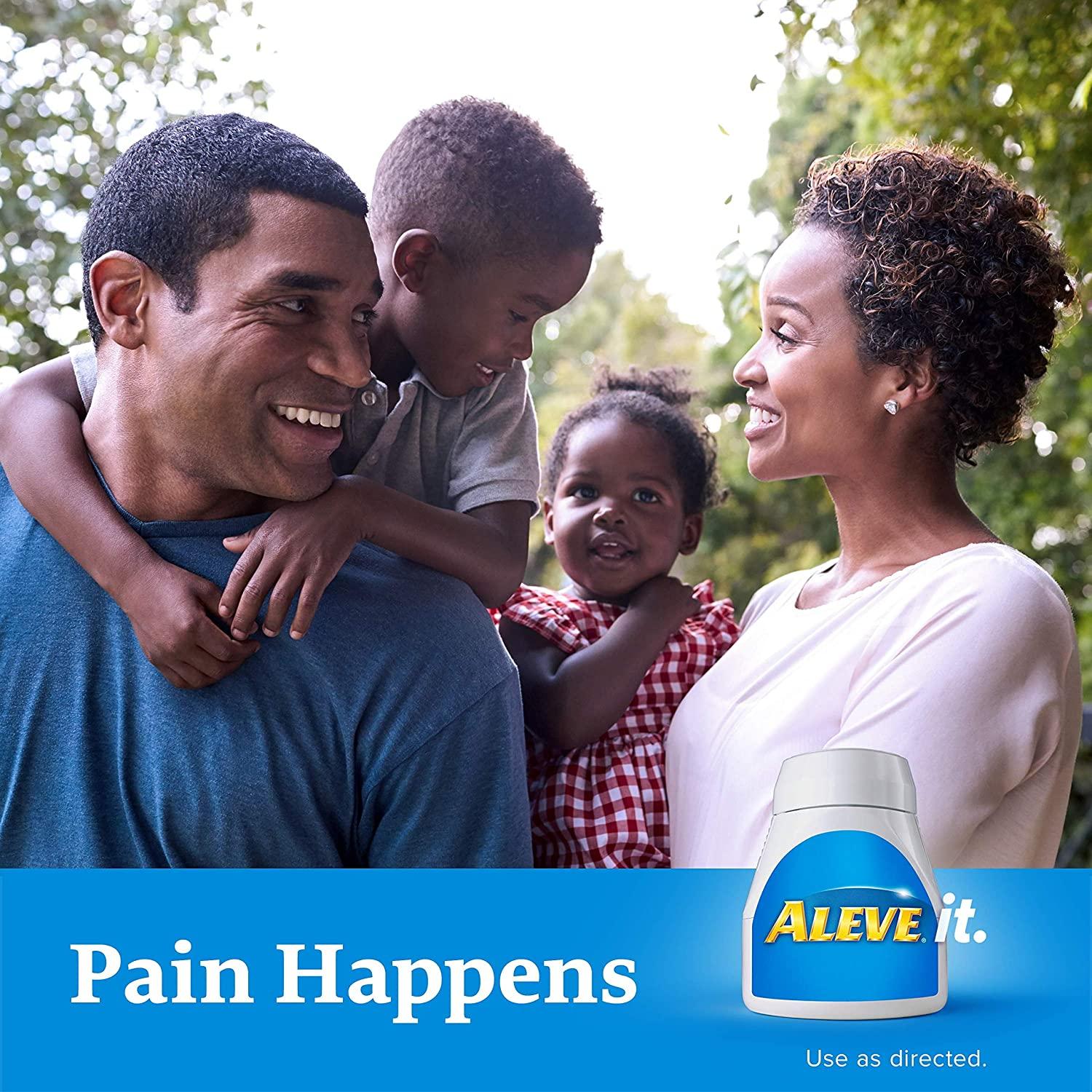 Aleve Caplets 220mg - Pain Reliever/Fever Reducer - 100 Count | Buy Now ...