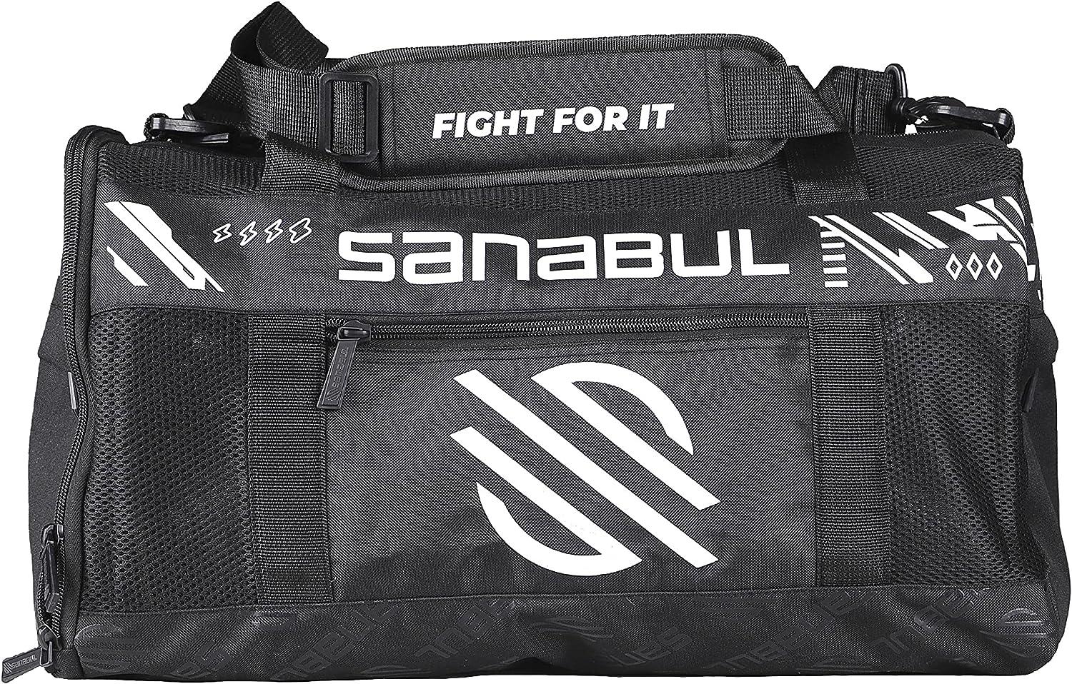 Sanabul Lab Series Mesh Duffel Gym Bag - Black/White Standard | Buy Now ...