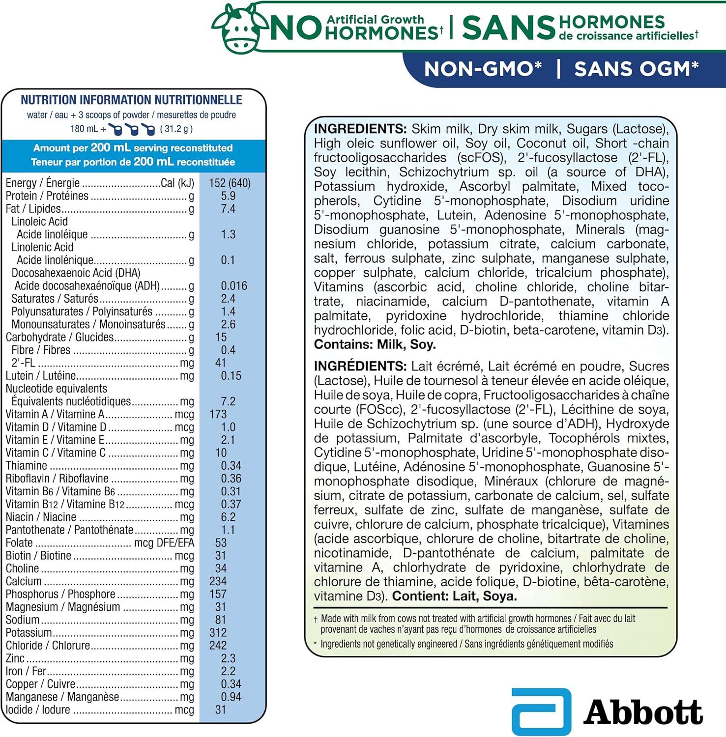 Similac Go & Grow Step 3 Toddler Drink with 2'-FL. Immune Support ...