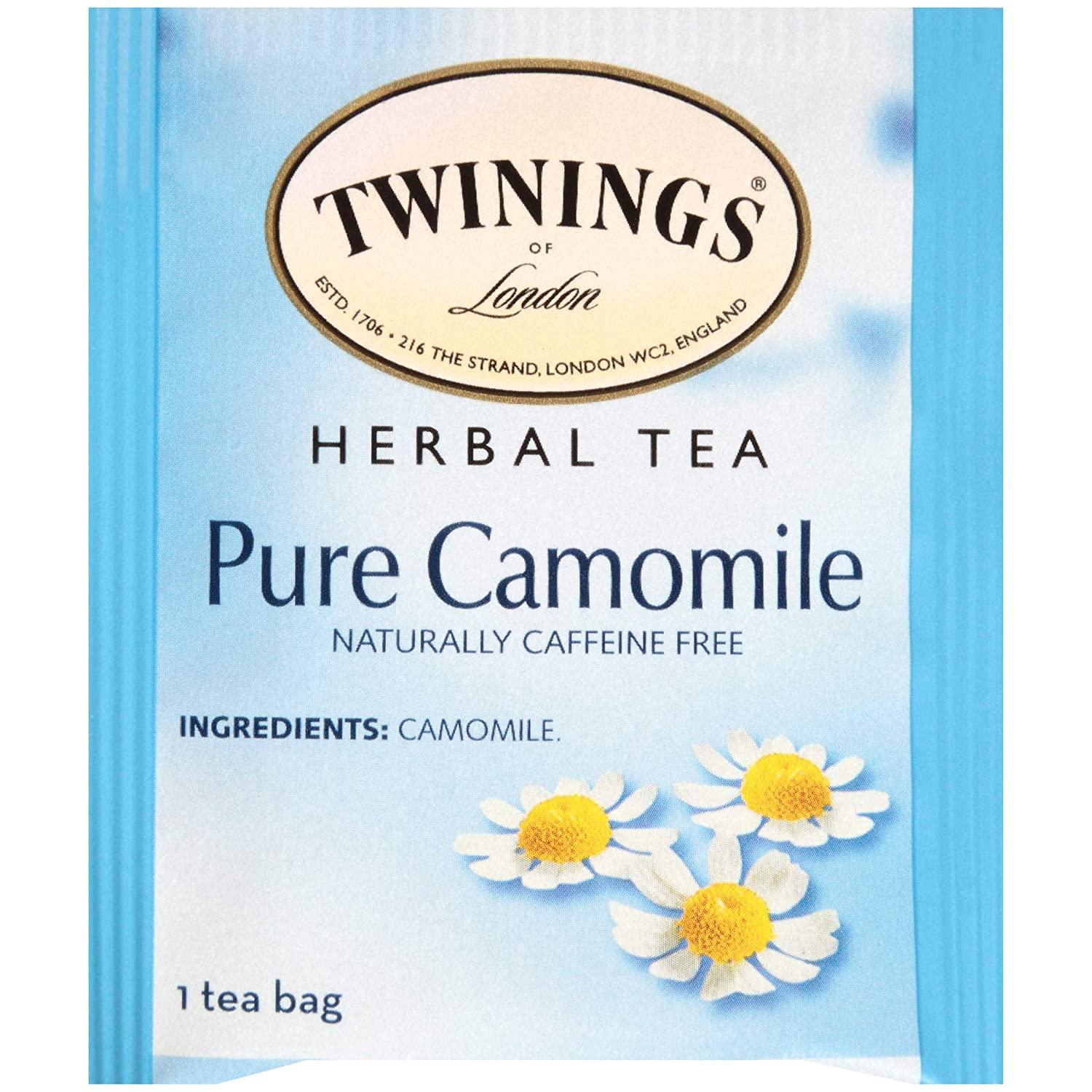Twinings Organic Chamomile Tea Bags - 20 Bags per Pack, 6 Pack Bundle ...