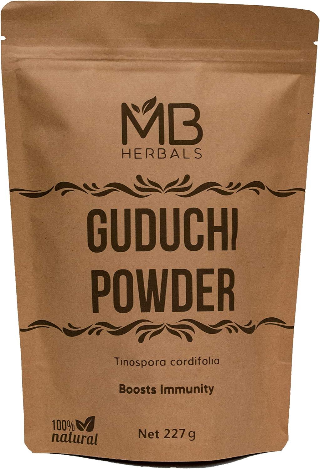 MB Herbals Guduchi Powder 8 oz - Wildcrafted Organic Neem-Giloy ...