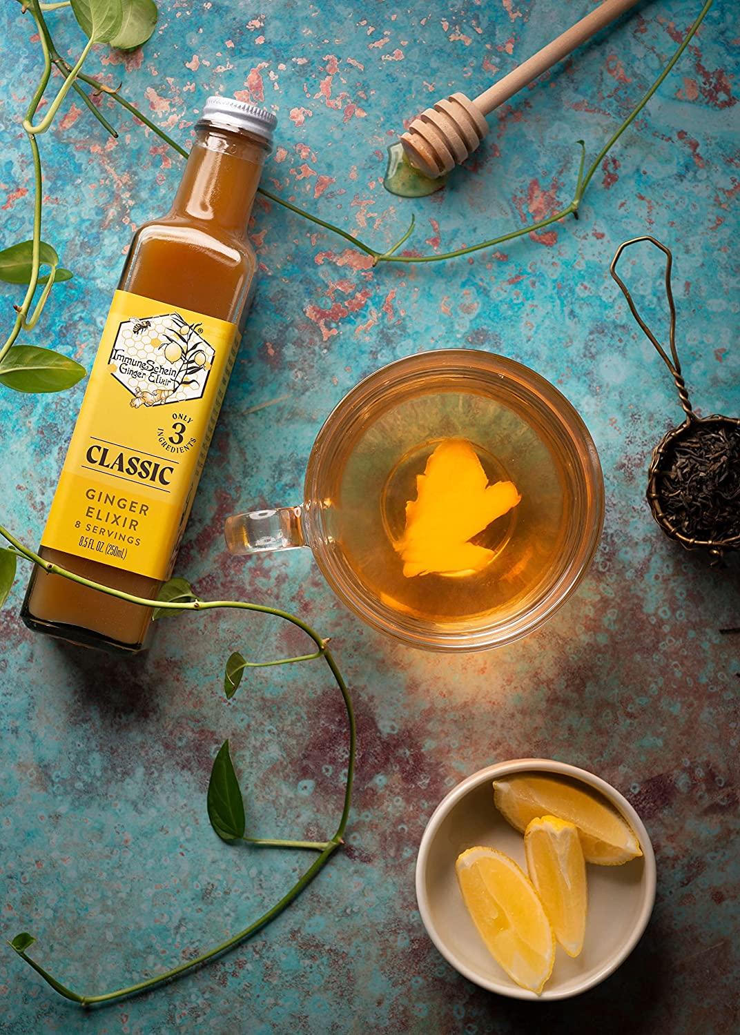 ImmuneSchein Classic Ginger Elixir Shots - Organic Handcrafted Elixir ...
