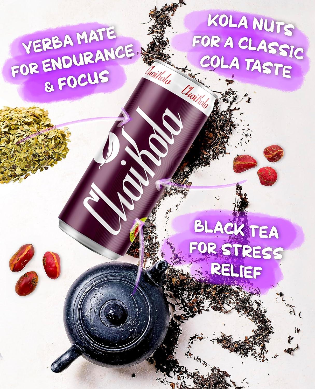 ChaiMate + ChaiKola Natural Cola Nuts Yerba Mate Tea Energy Drink Plant ...