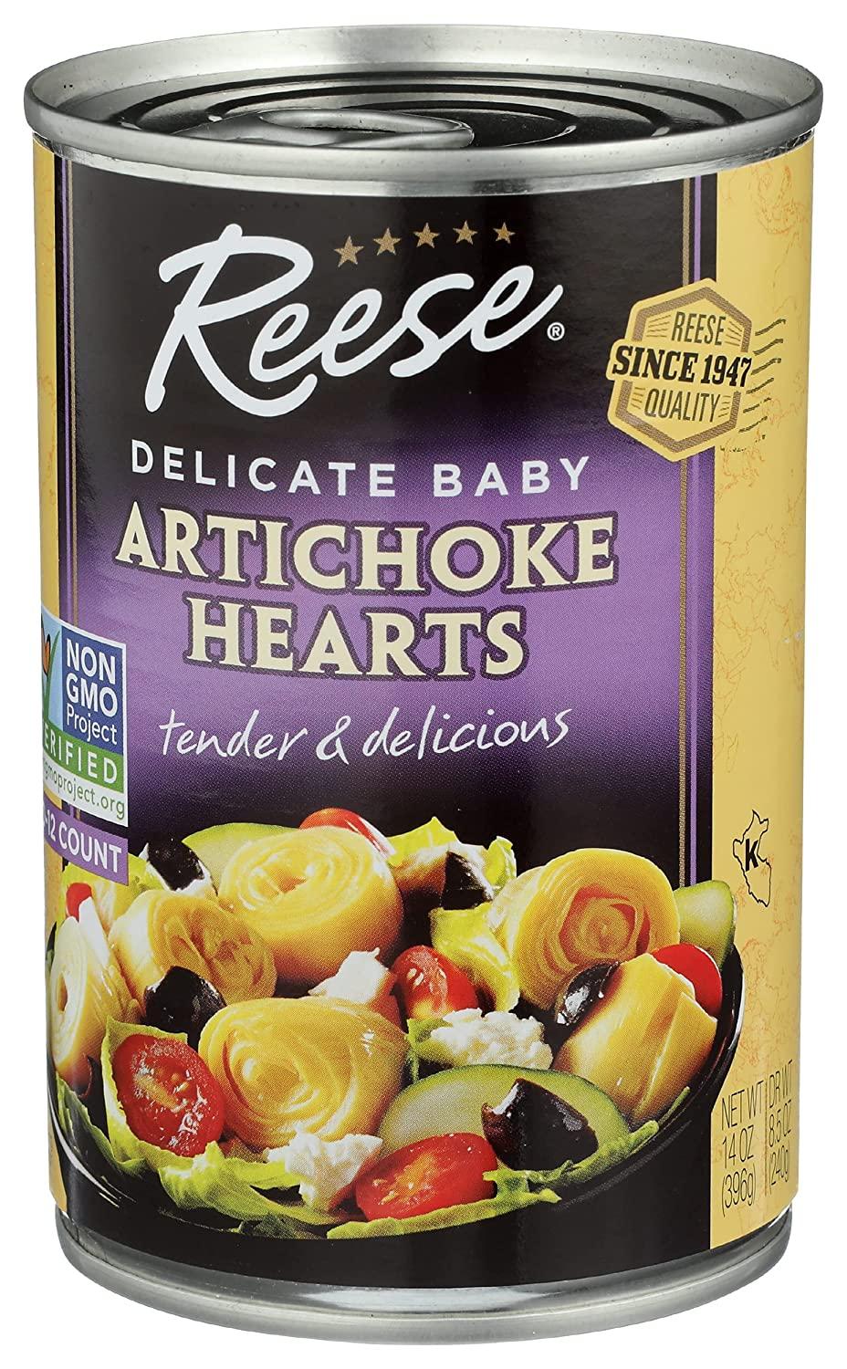 Reese Artichoke Hearts 14 Oz | Buy Now with Express International ...