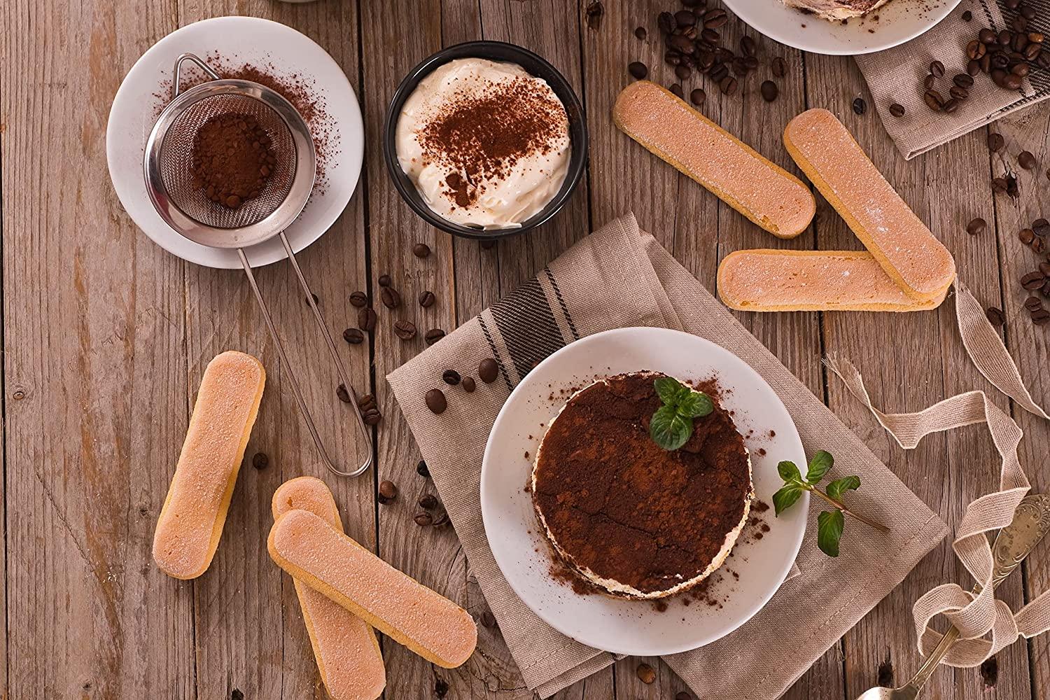 Bellino Savoiardi Lady Fingers for Tiramisu Italian Biscuits 7oz (Pack ...