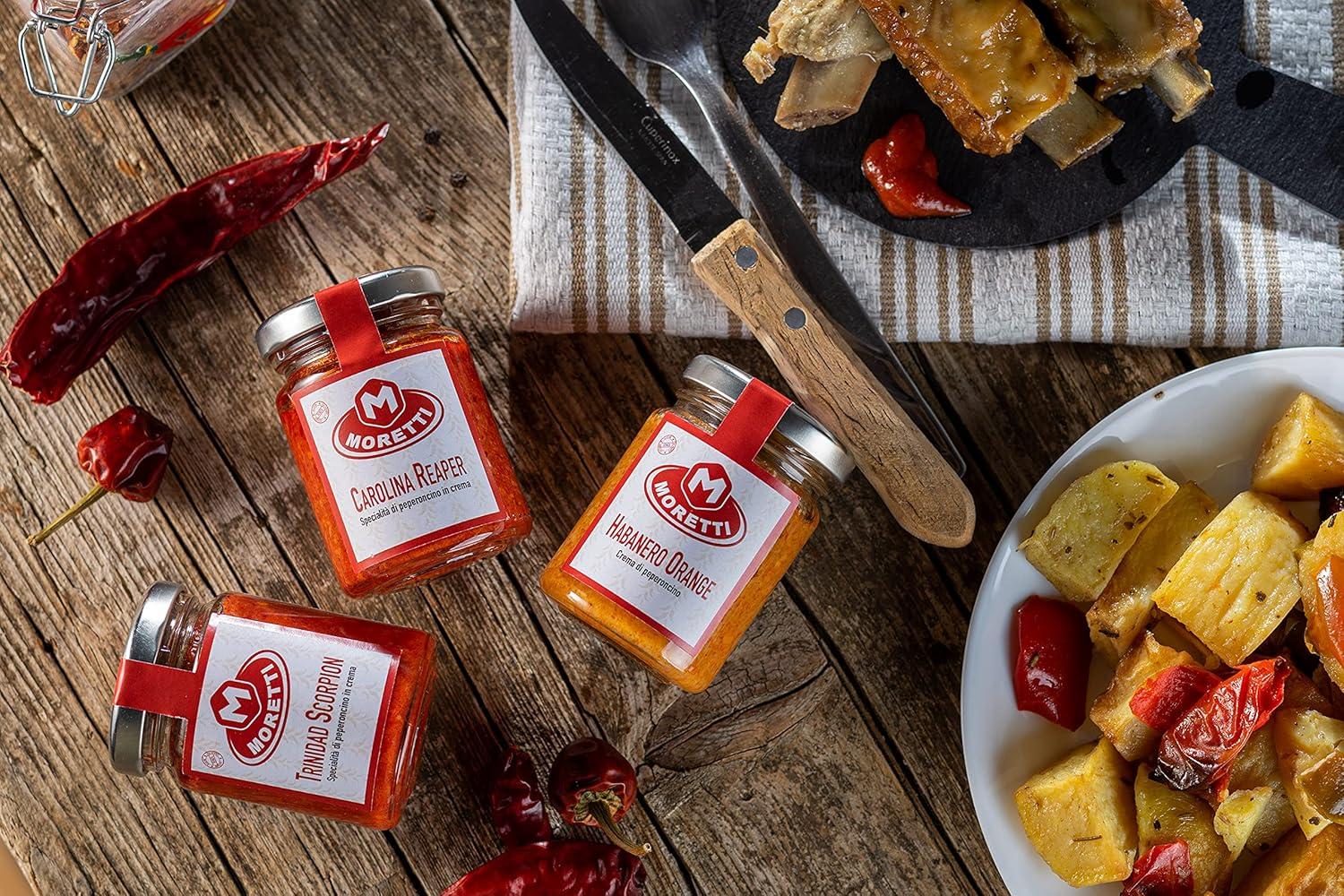 Moretti Chilli Cream | 100% Calabrian 100% Natural | Chilli Peppers ...