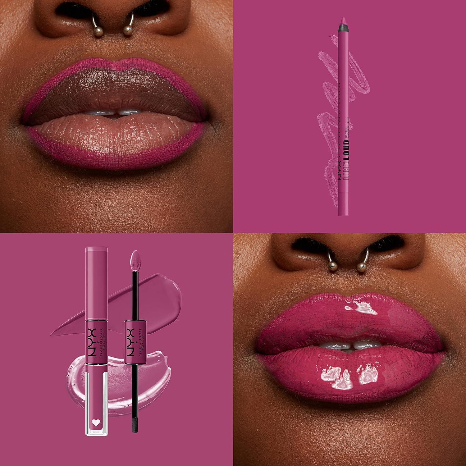 NYX Lip Gloss - High Pigment Long Lasting Shine - 27 Hottie Hijacker ...