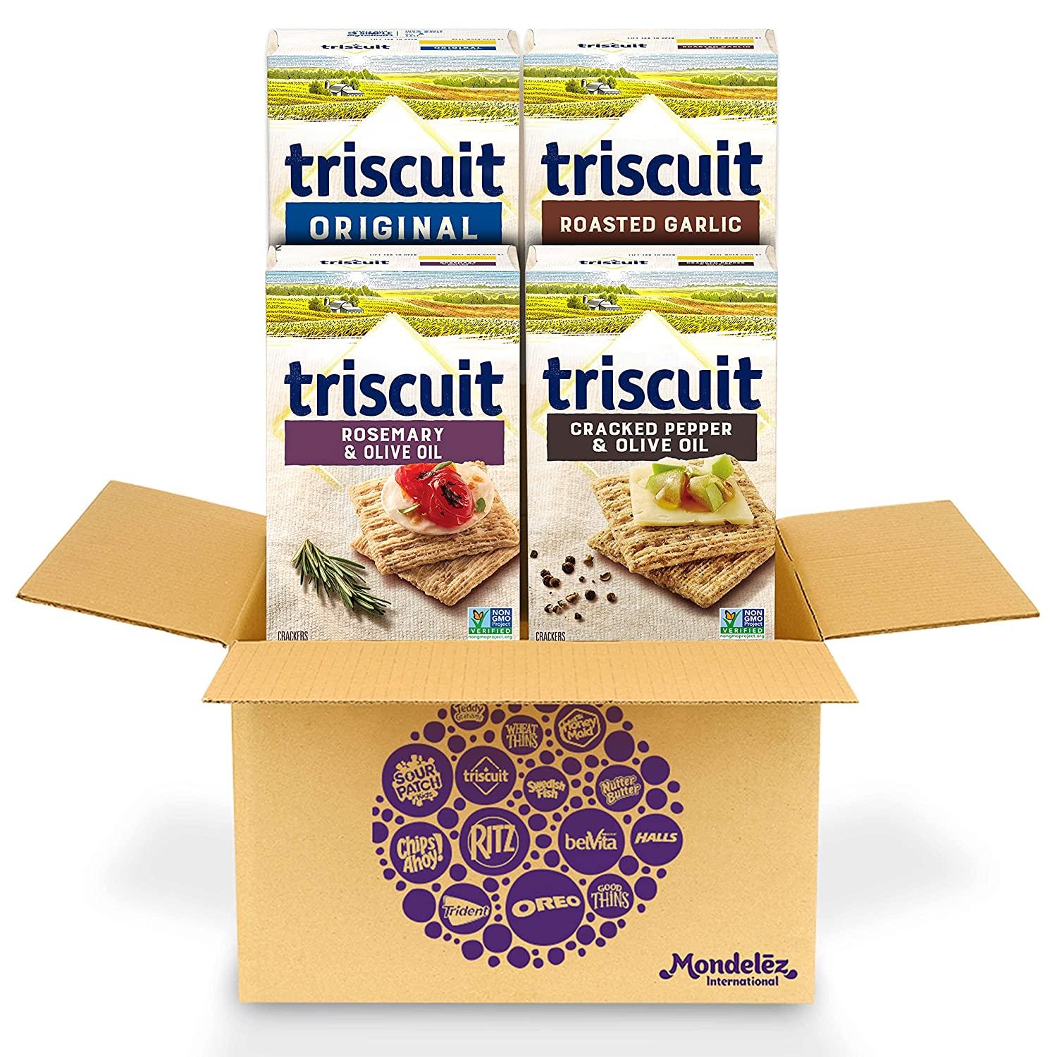 Triscuit Whole Grain Crackers Variety Pack - 4 Flavors, 4 Boxes | Buy ...