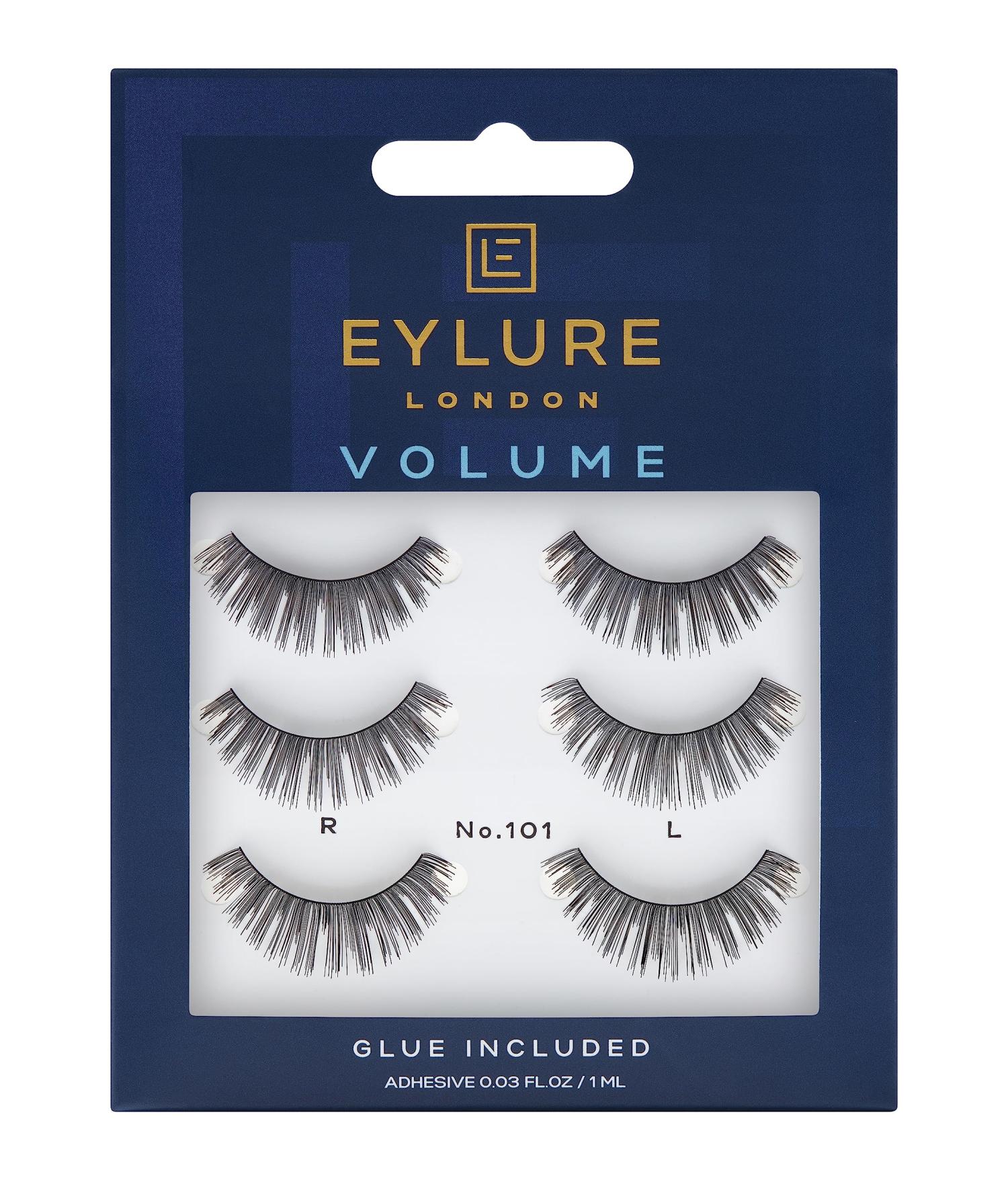 Eylure Strip False Lashes No.101 - 3 Pairs, 6 Count - Pack of 1 | Buy ...