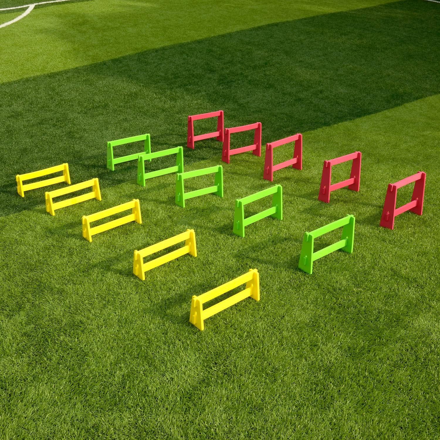 CAIKEI Agility Hurdles Pack of 5 - 6-12 Height Speed Training for Kids ...