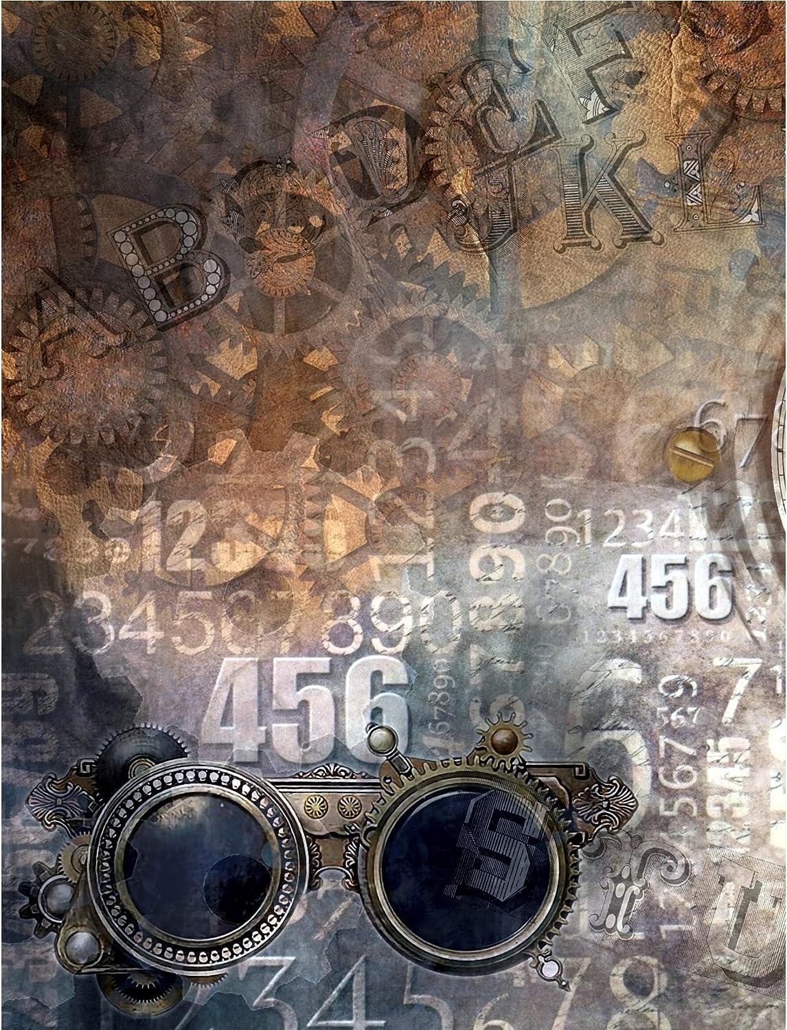 Steampunk Mulberry Rice Paper 8x10.5 inch - 6 Unique Images, 30gsm ...