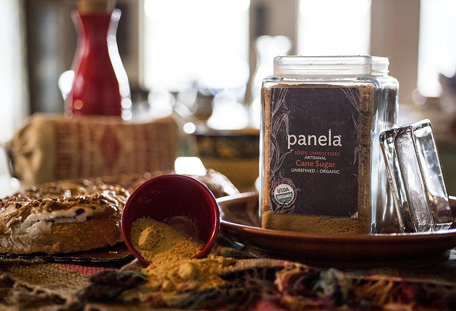 Organic Just Panela Unrefined Cane Sugar 1lb (Pack of 2) - Handcrafted ...