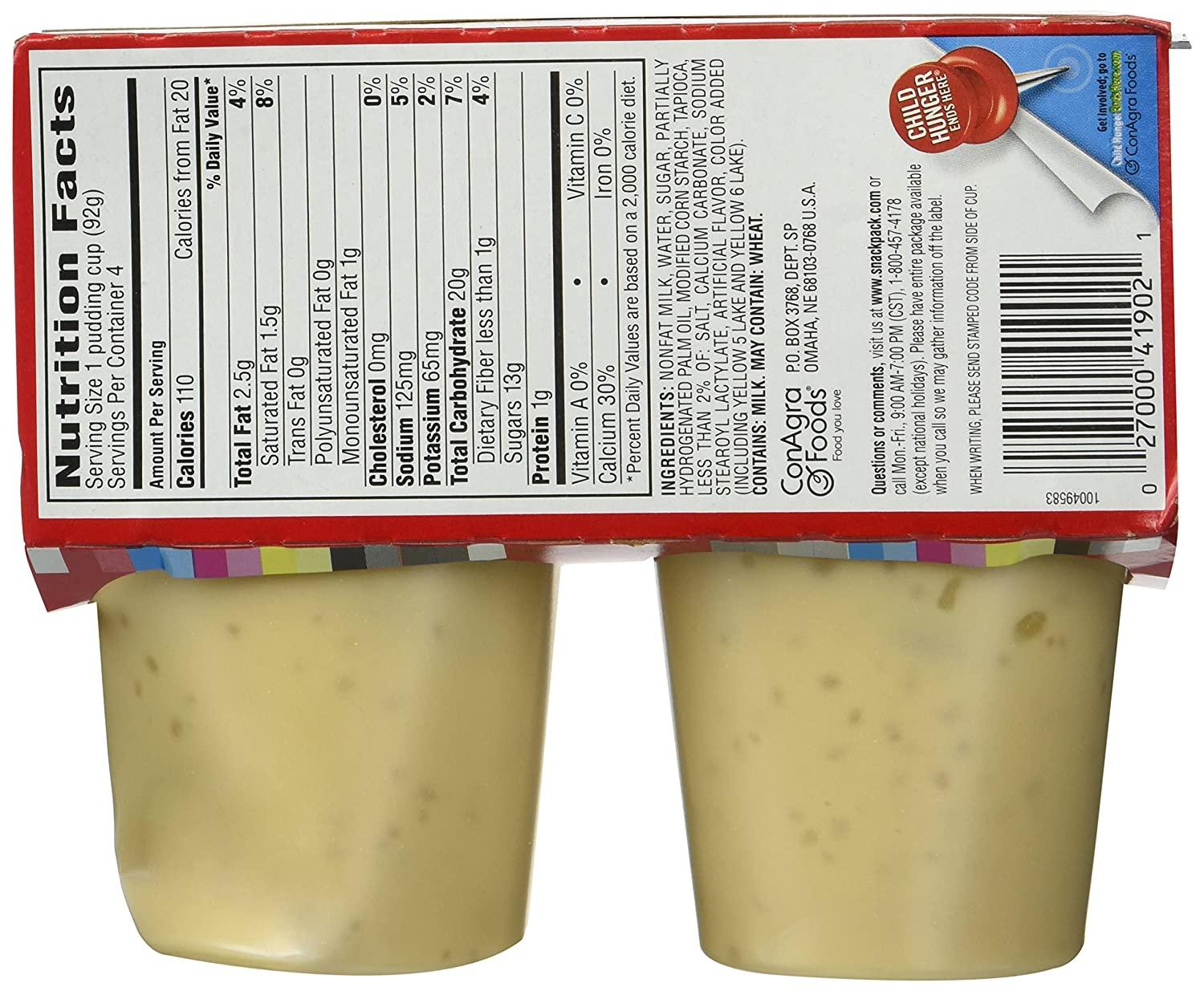 Snack Pack Tapioca Pudding 4 pk | Buy Now with Express International ...