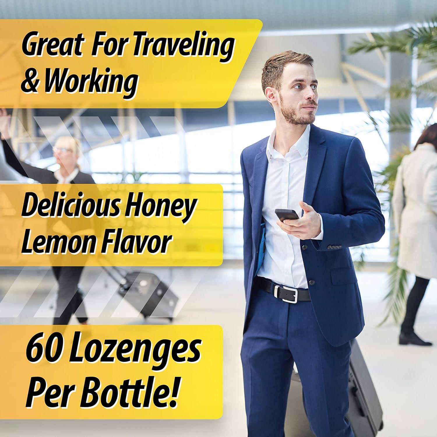 Air Immune Lozenges with Vitamin C & Zinc - 60 Servings, Immune Support ...