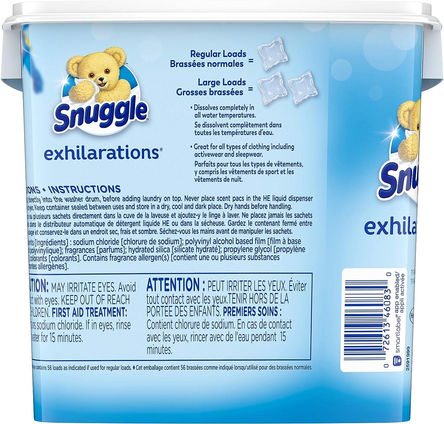 Snuggle Exhilarations Blue Iris & Ocean Breeze Scent Booster Pacs 56 Ct | Buy Now with Express ...