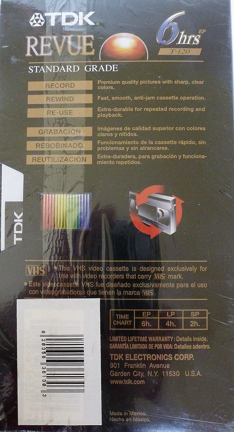 30-minute Video Tapes TDK VHS-C Video Tape 4-Pack - 30 Minute Camcorder ...