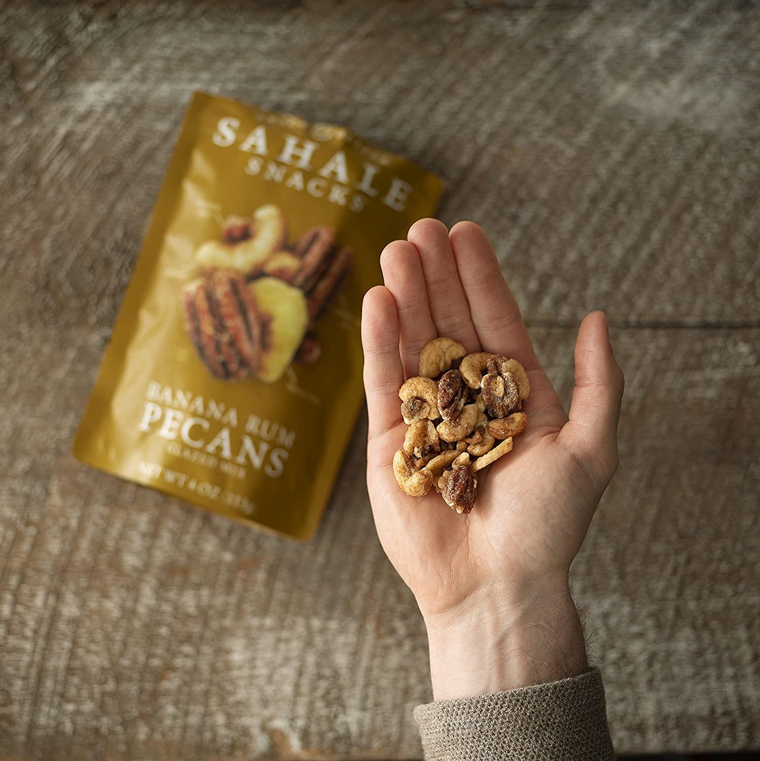 Sahale Snacks Glazed Banana Rum Pecans 4 oz - Gourmet Nut Mix | Buy Now ...