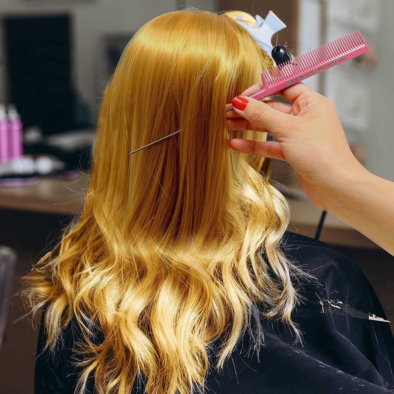 Allegro XL Pintail and Rat Tail Metal Combs 2 Pc. Set - Pink | Buy Now ...