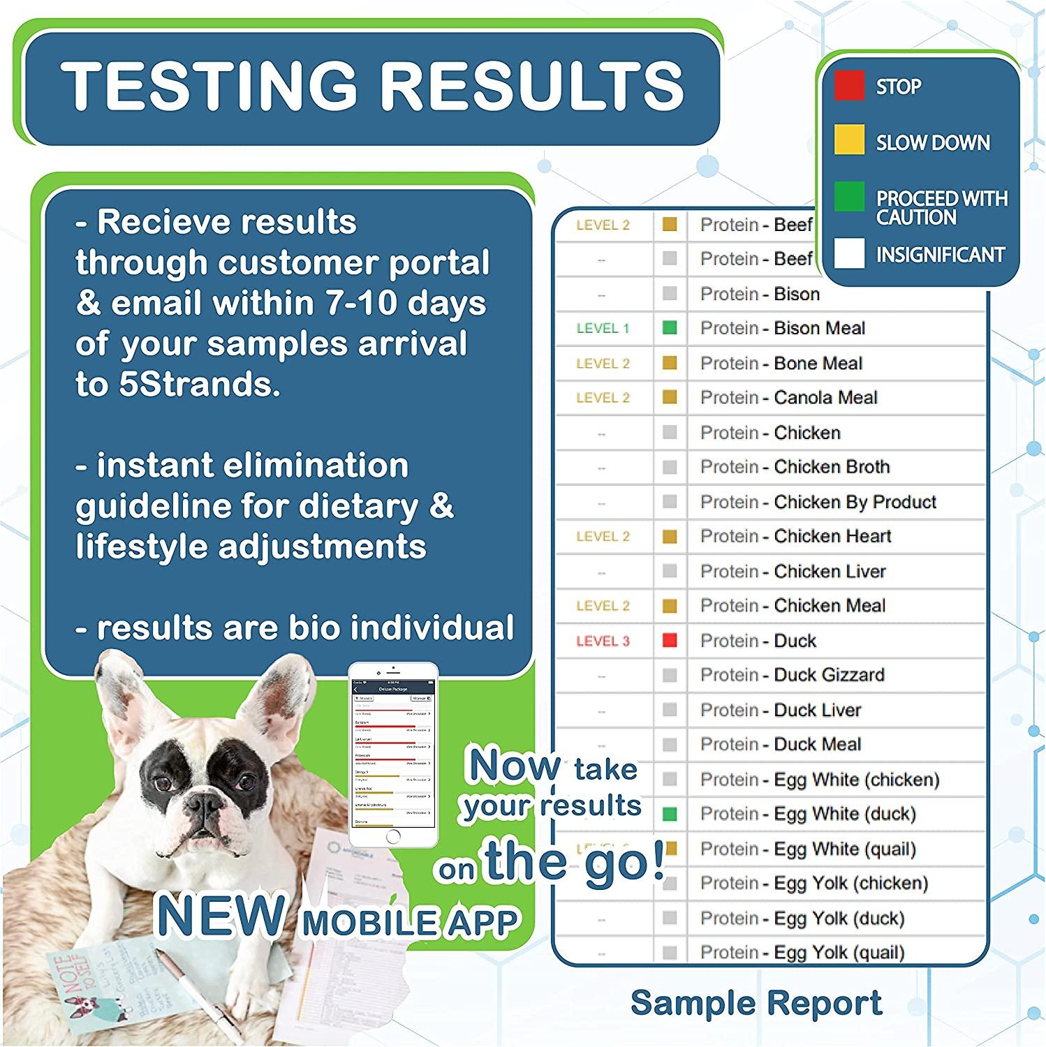 5Strands Pet Food and Environmental Intolerance Test | Home Sensitivity ...
